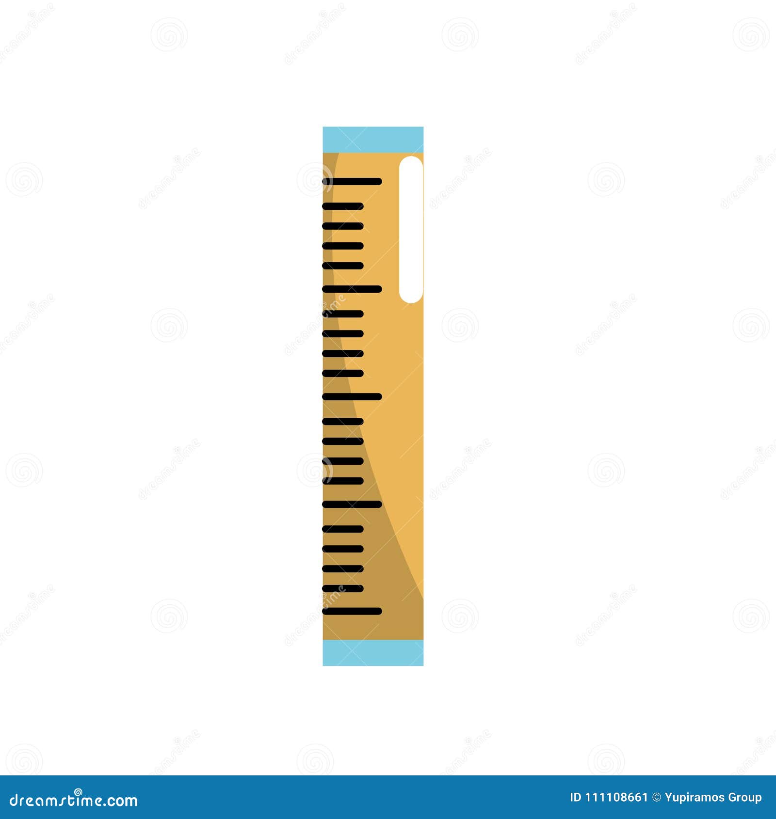 Ruler School Tool Object Design Stock Vector - Illustration of ...