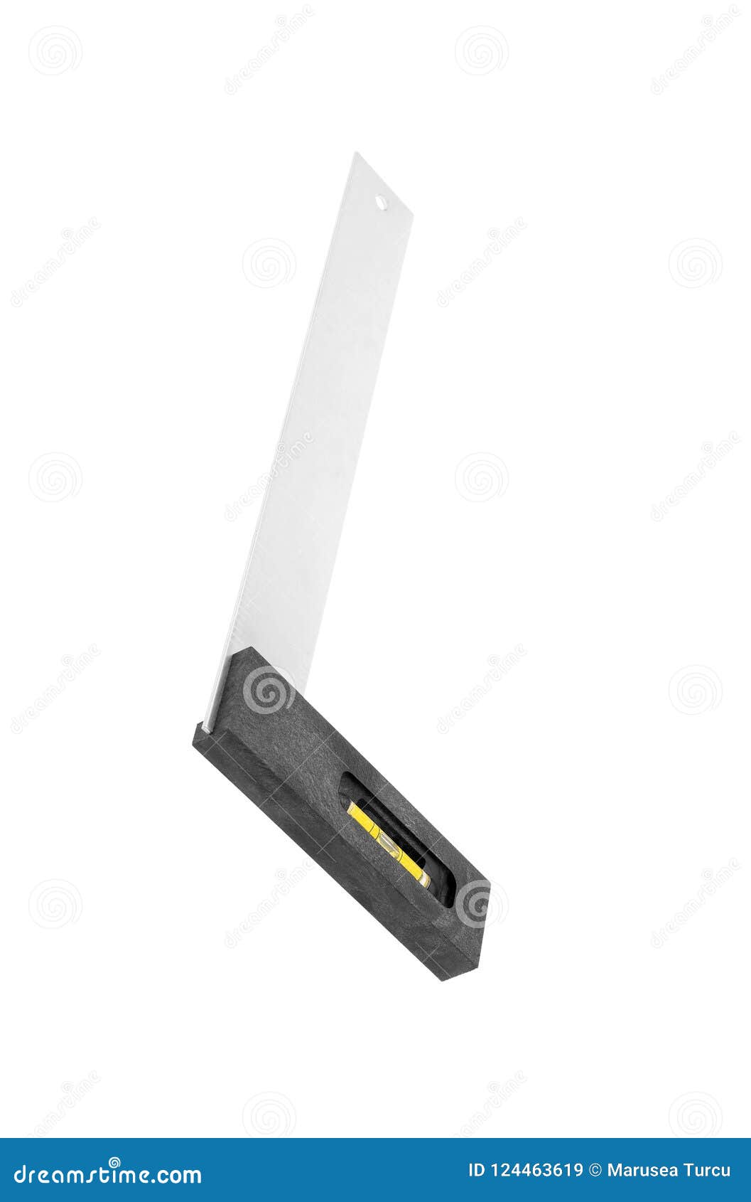 Ruler set square isolated stock image. Image of degree - 124463619