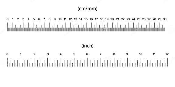 Ruler size indicators stock vector. Illustration of black - 115826582