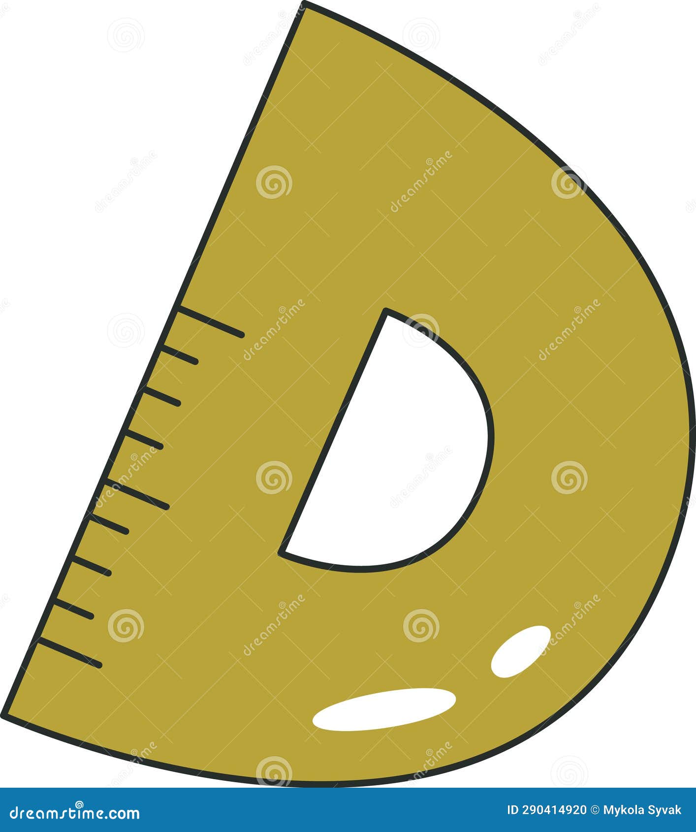 Ruler Stationery Icon stock vector. Illustration of stationery - 290414920