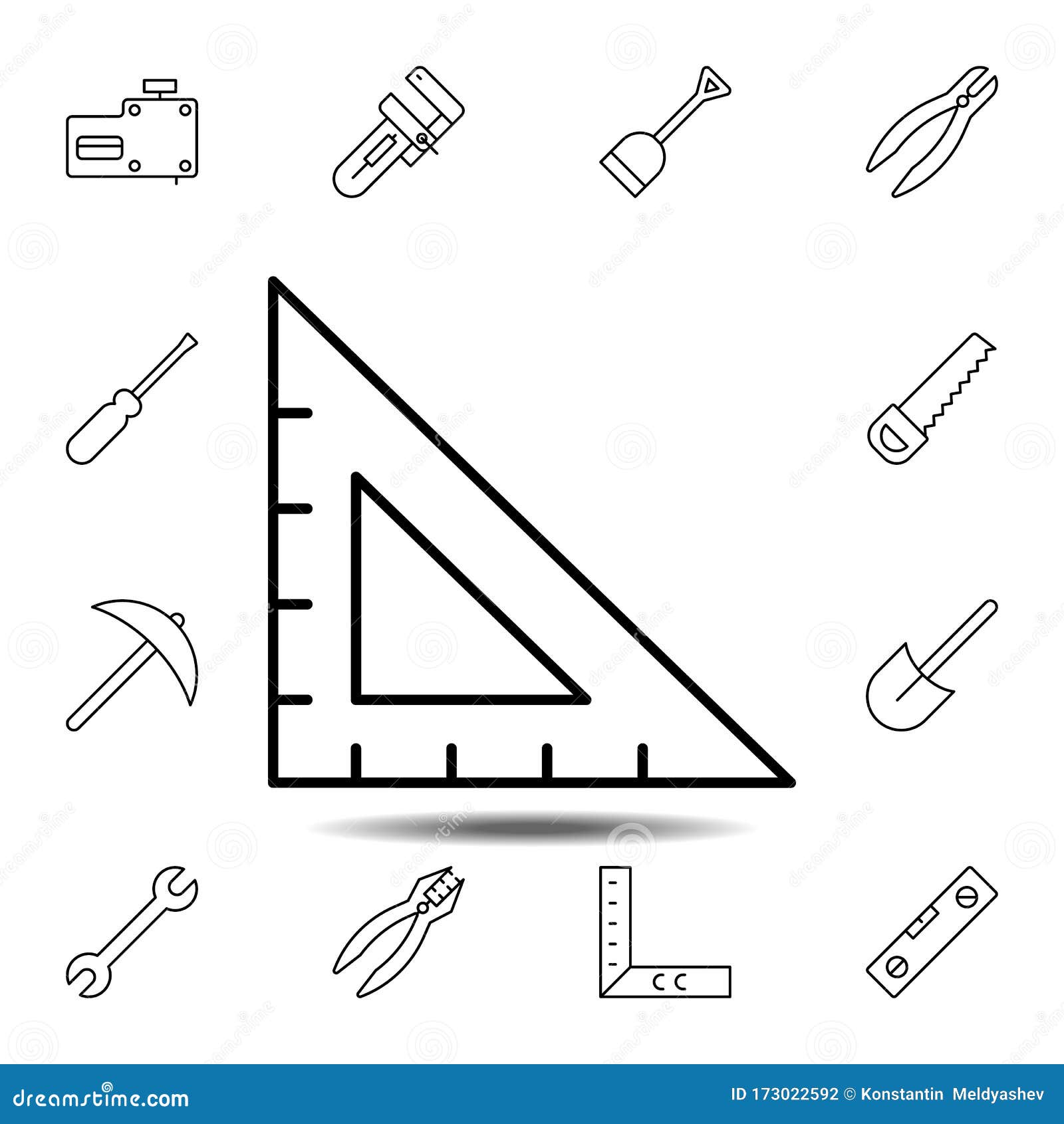Ruler Triangle Vector Stock Illustrations – 5,955 Ruler Triangle Vector ...