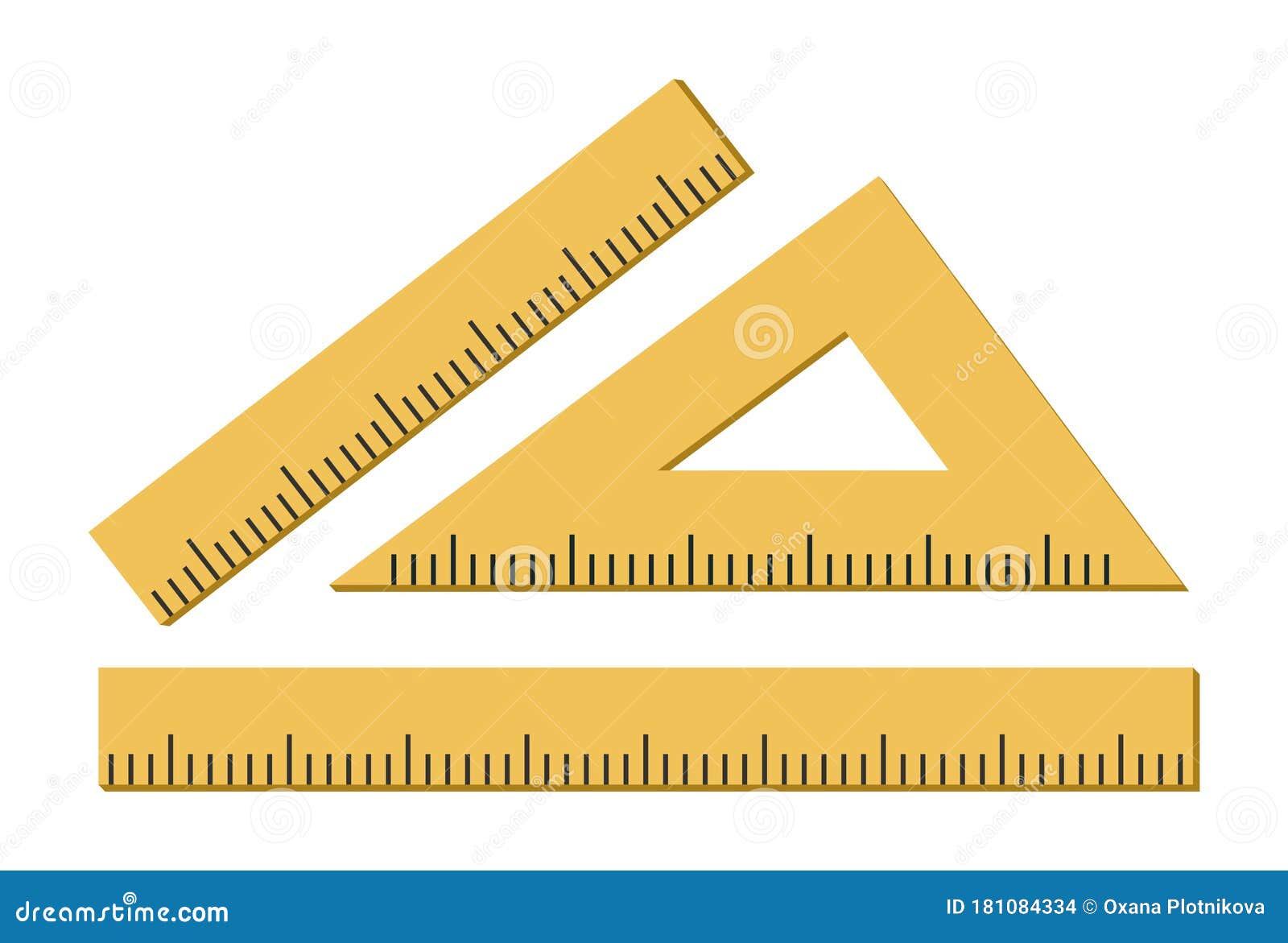 Ruler, Triangle Ruler Icon Isolated on White Background. Vector ... Ruler, Triangle Ruler Icon Isolated on White Background. Vector ...