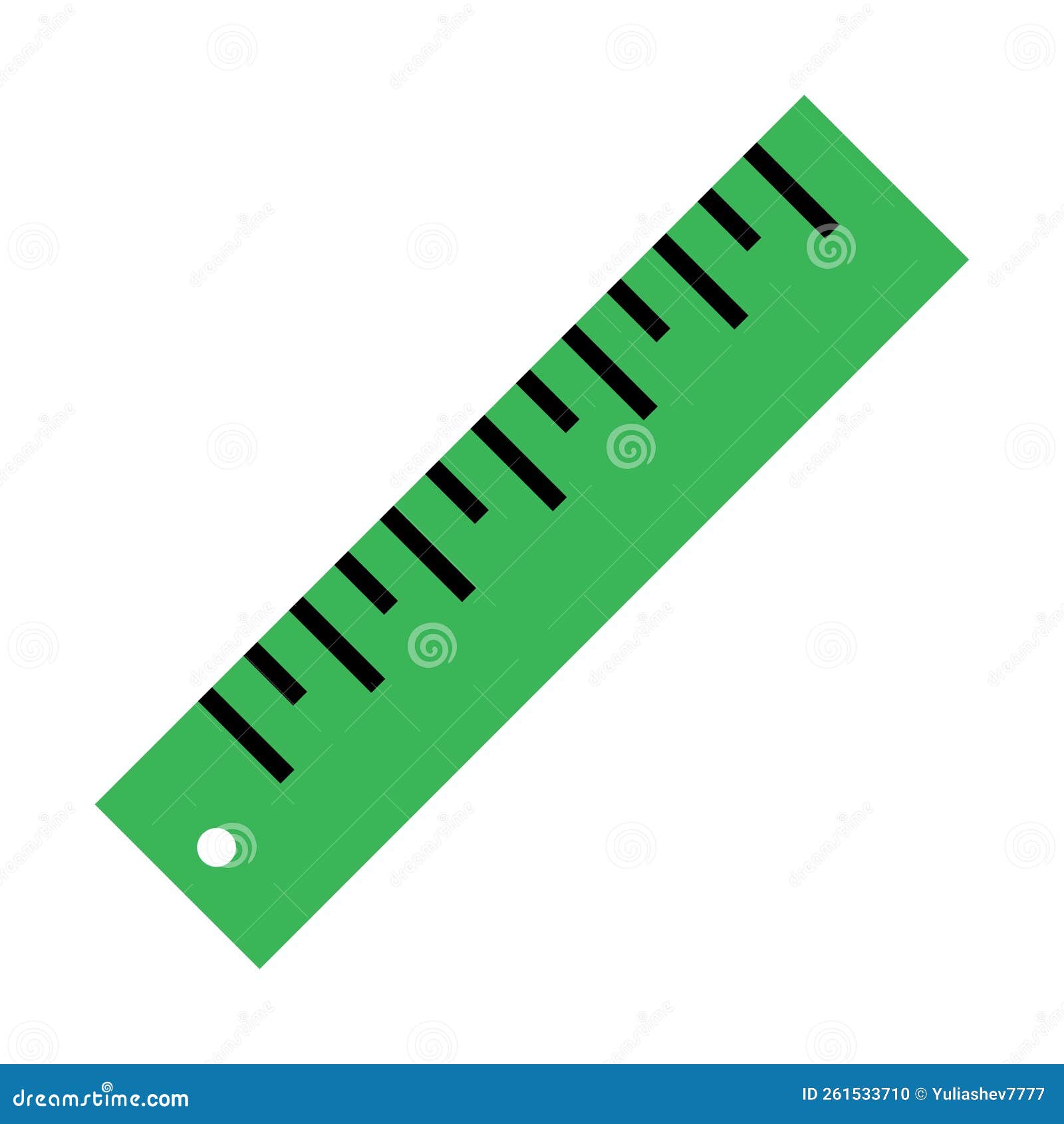 Ruler, vector stock vector. Illustration of drawing - 261533710