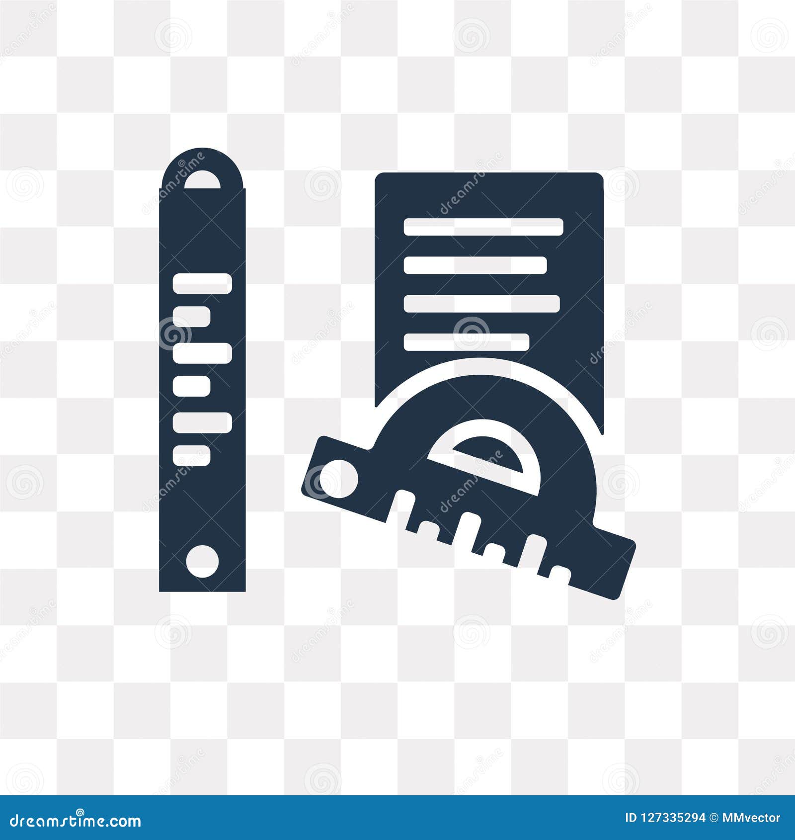 Ruler Vector Icon Isolated on Transparent Background, Ruler Tra Stock ...