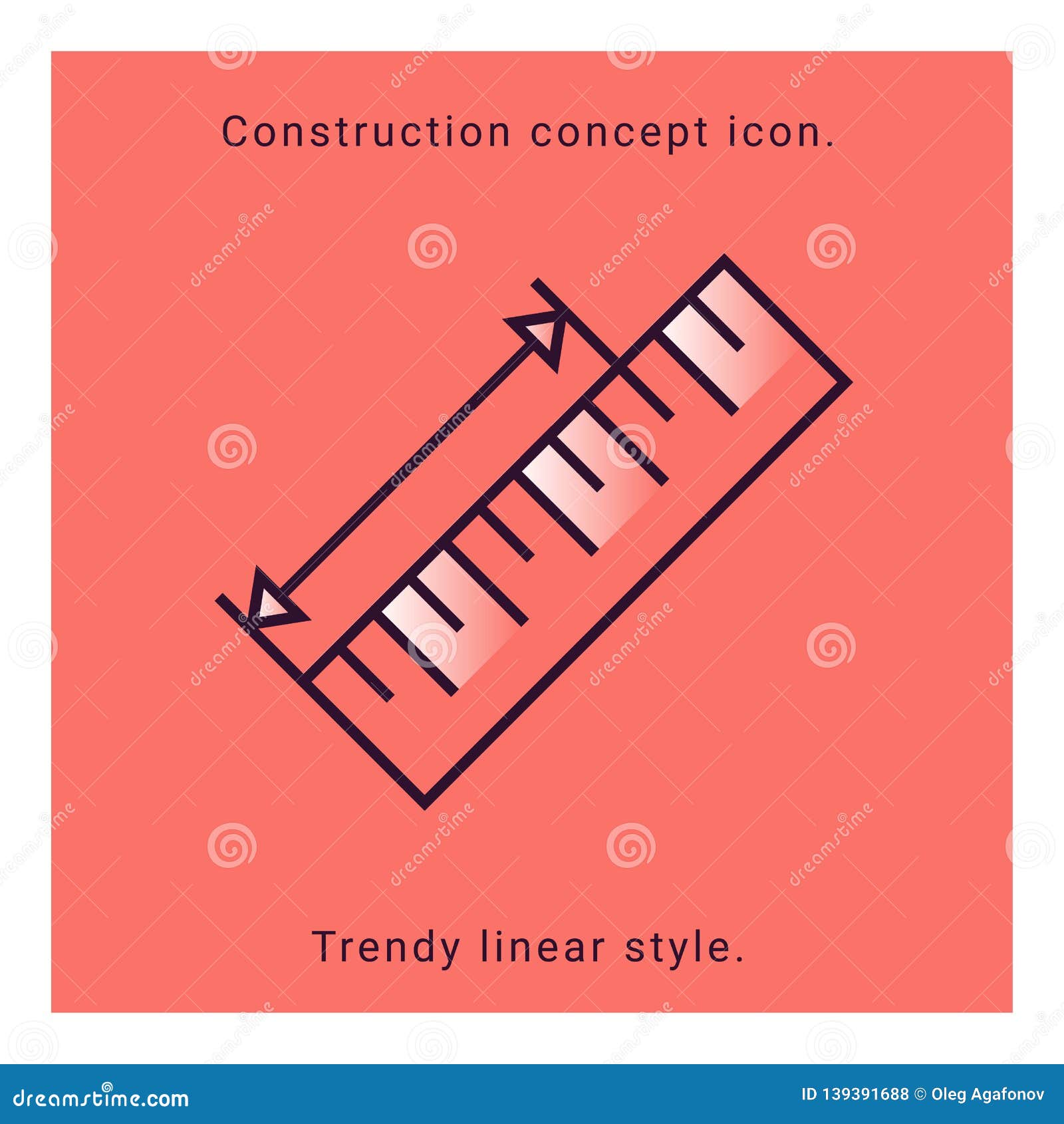 Measurement Linear Icon Set. Includes Thin Line Old Calculator, Scale ...