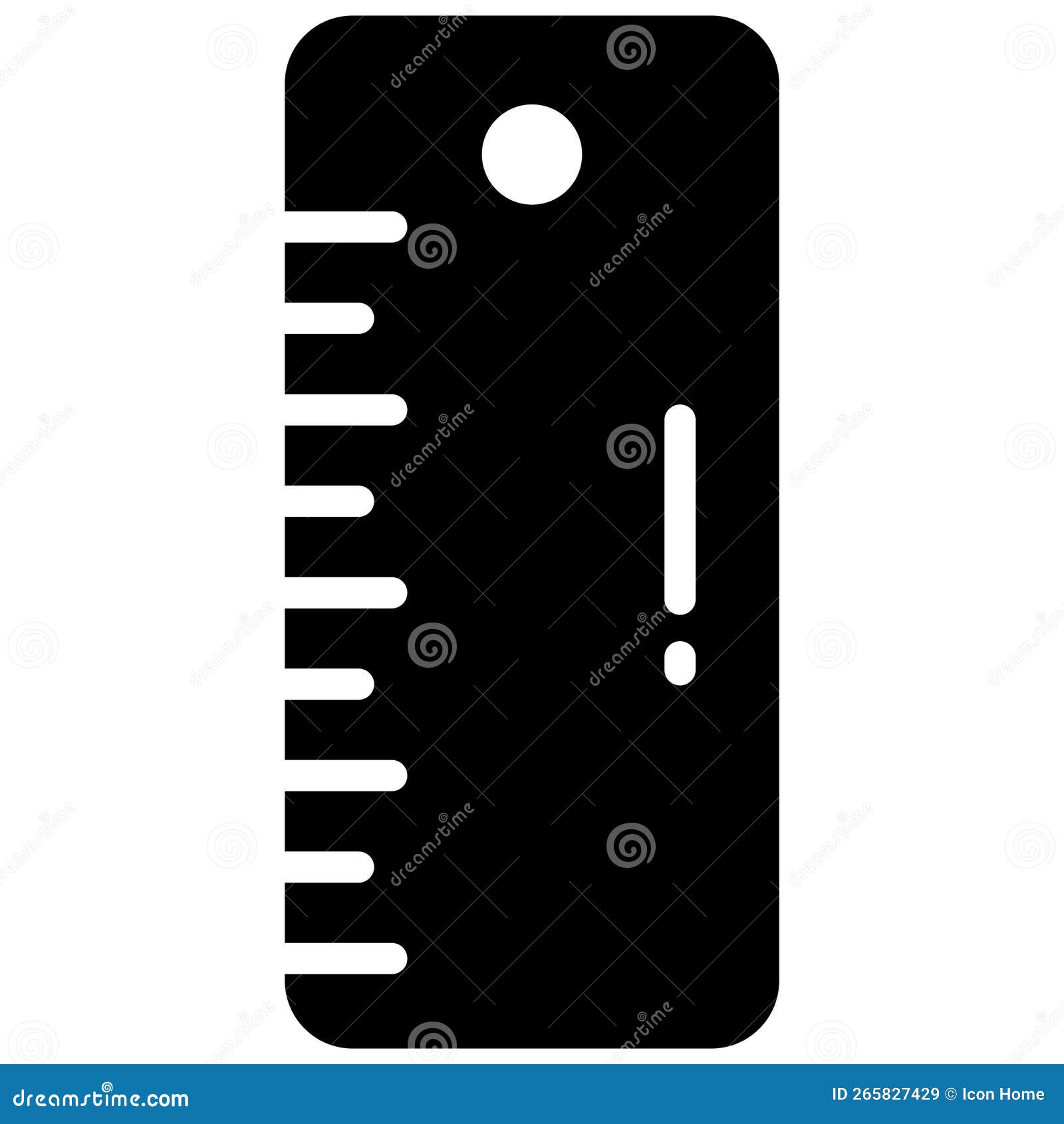 Ruler Vector Icon, School and Education Icon Stock Vector ...