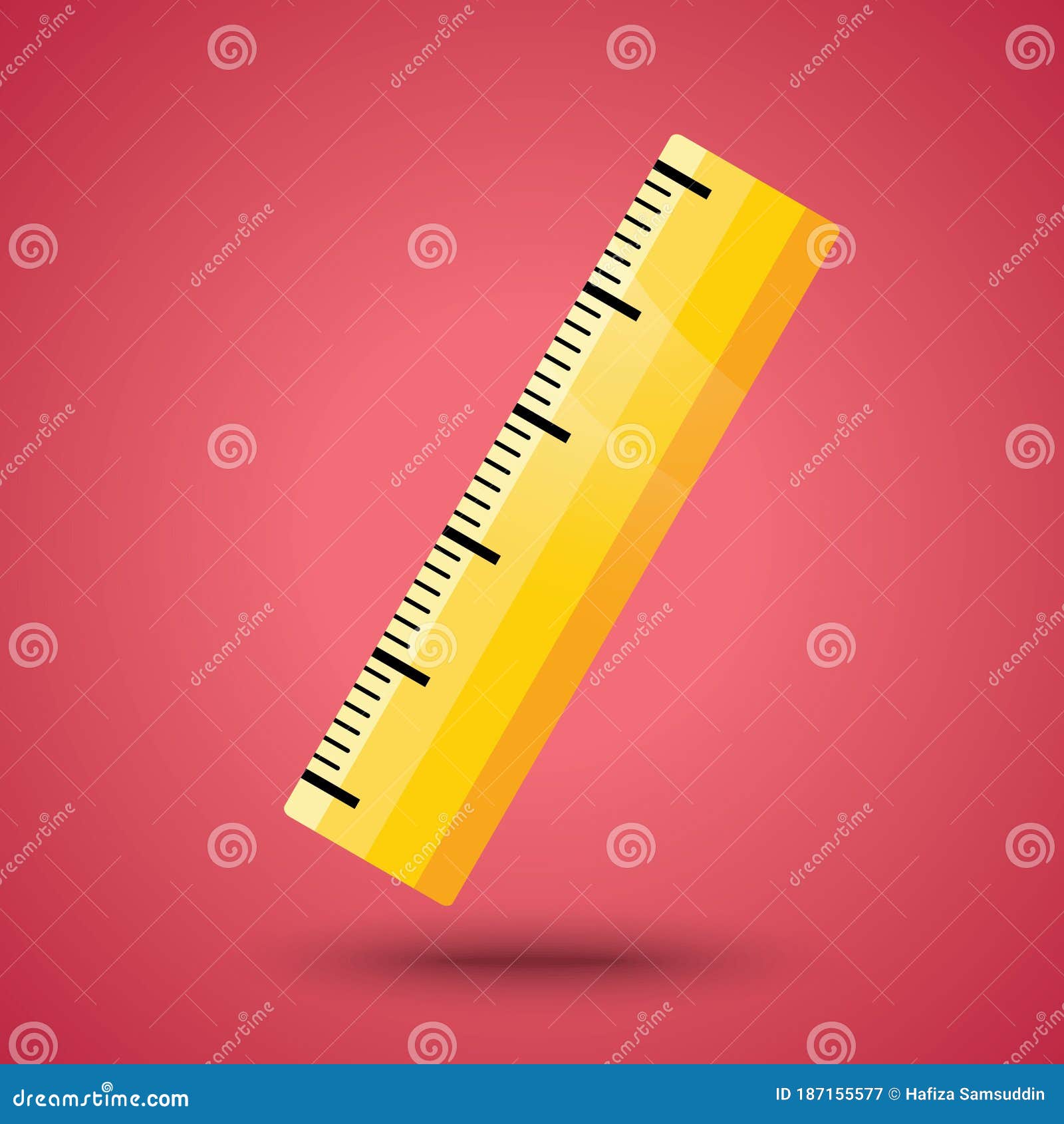 Ruler. Vector Illustration Decorative Design Stock Vector ...