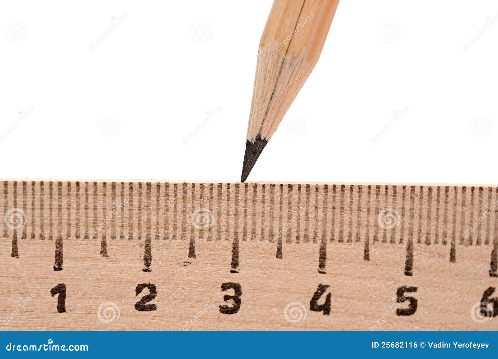 Ruler and wood pencil stock photo. Image of work, office - 25682116