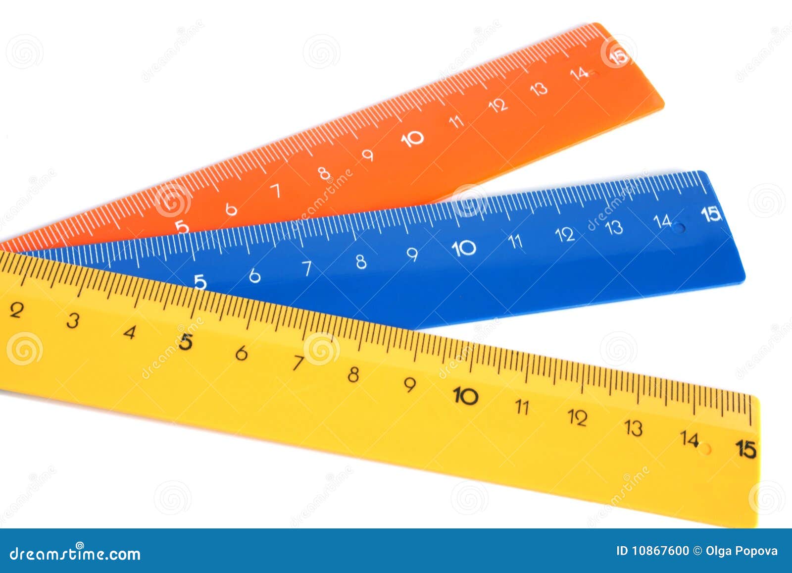 Rulers stock photo. Image of line, millimeter, colour - 10867600