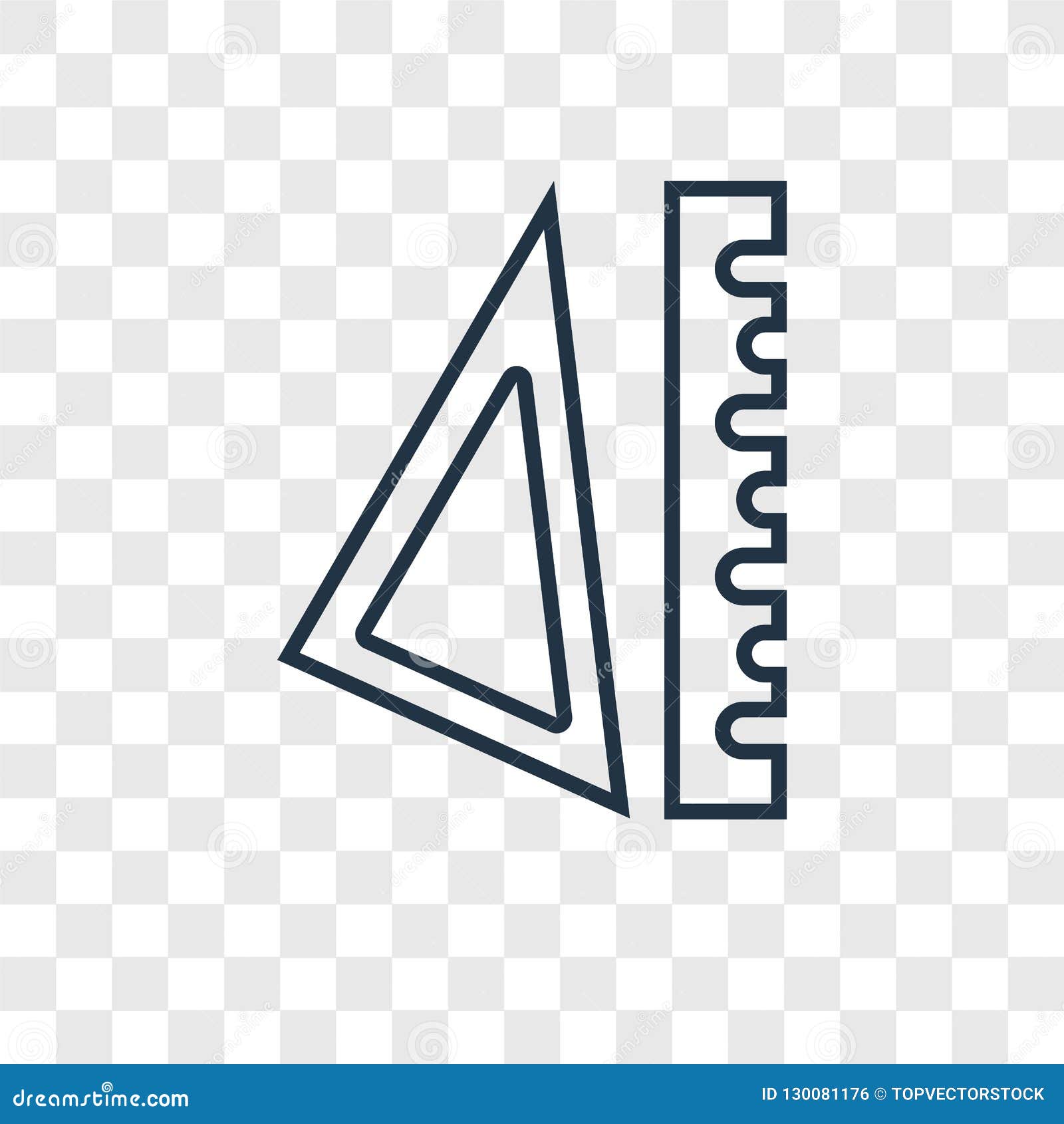 Two Transparent Rulers Vector Illustration | CartoonDealer.com #122375124