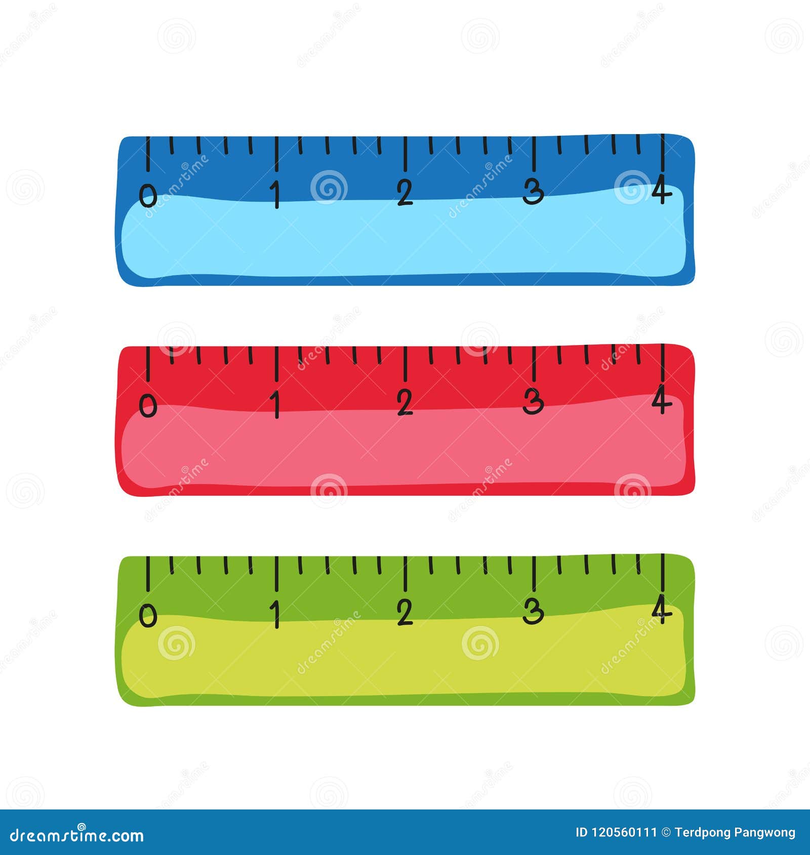 Rulers Vector Collection Design Stock Illustration - Illustration of ...