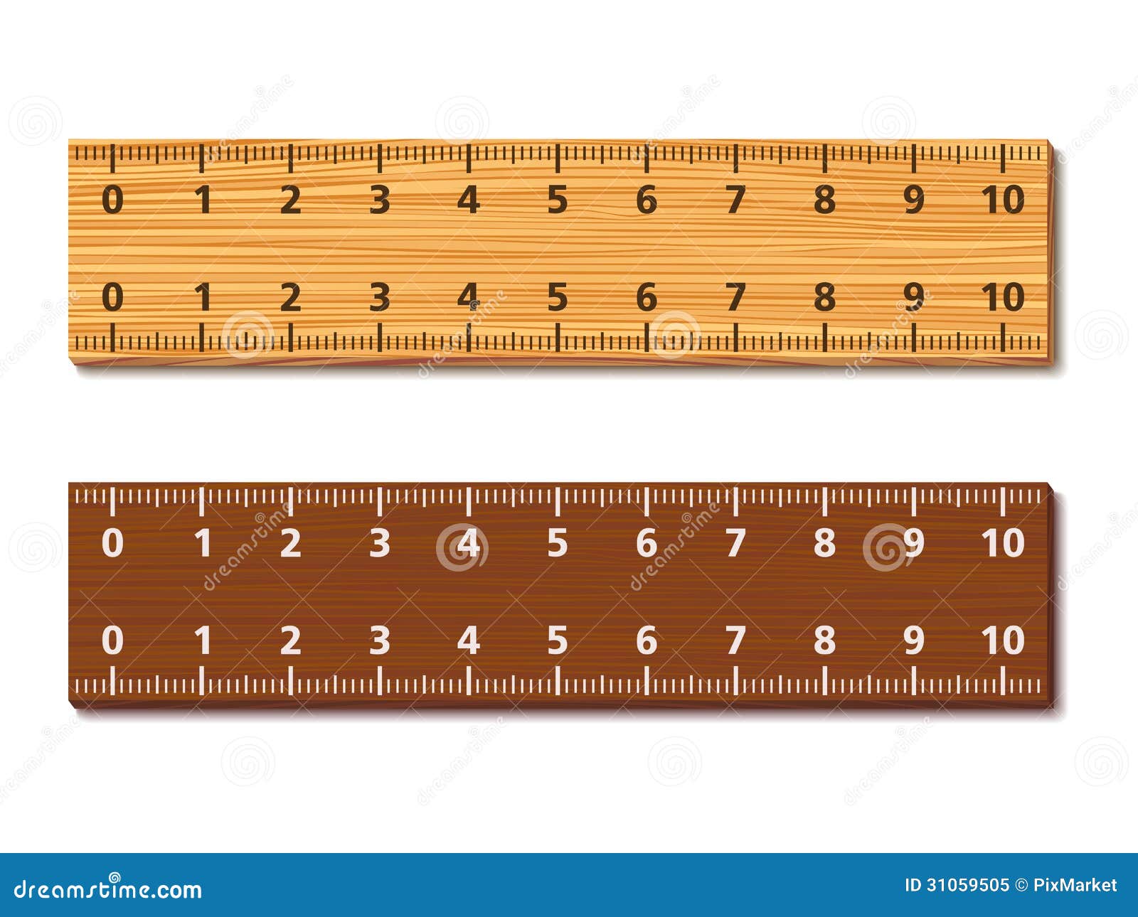 Rulers stock vector. Illustration of number, ruler, centimeter - 31059505