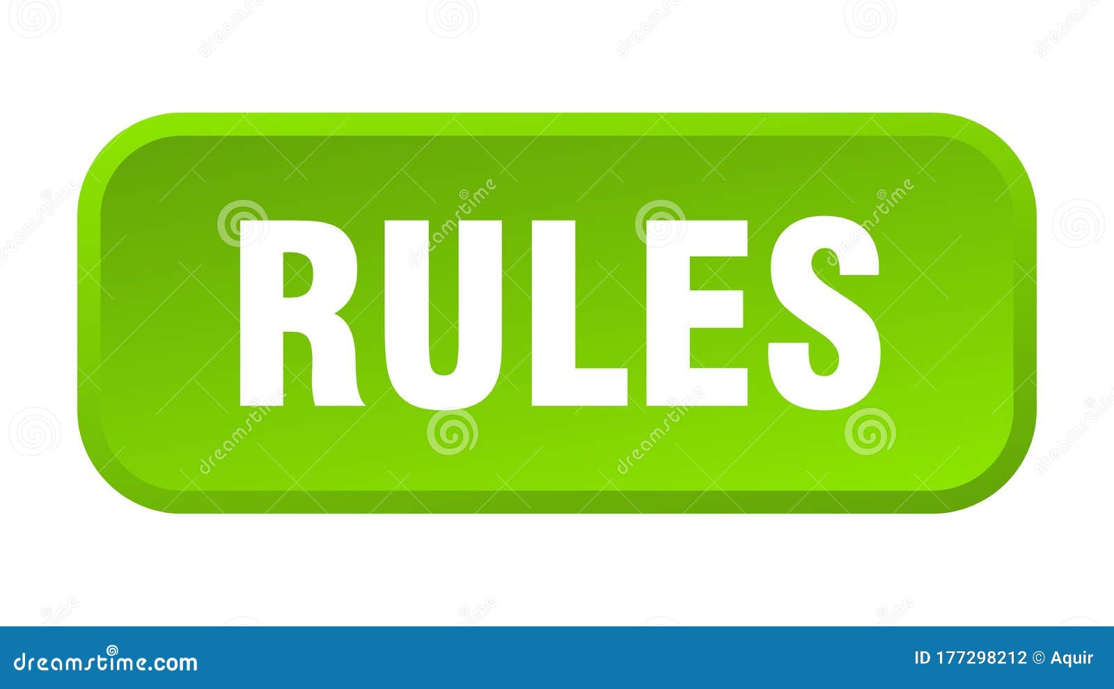Rules Button. Rules Square 3d Push Button Stock Vector - Illustration ...