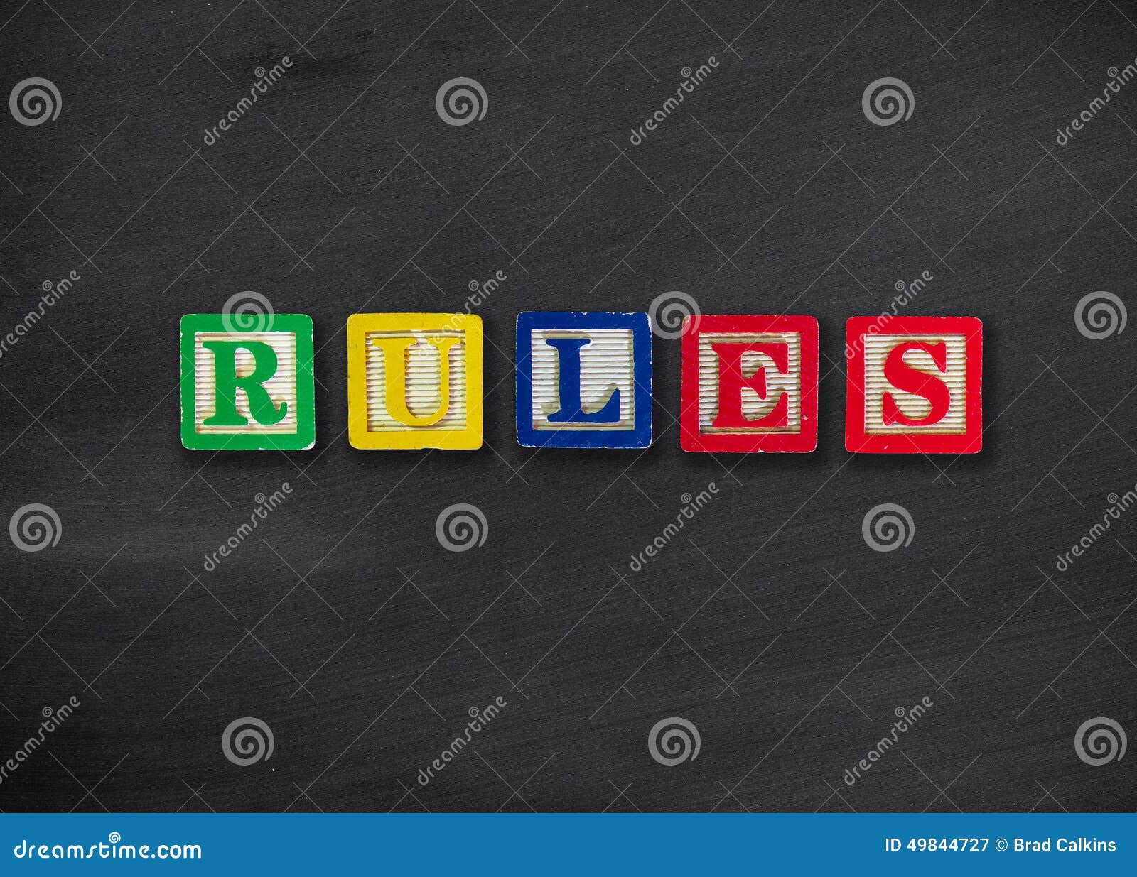 Rules, Rules, Rules Concept Words. Folder Concept. Ring Binders ...