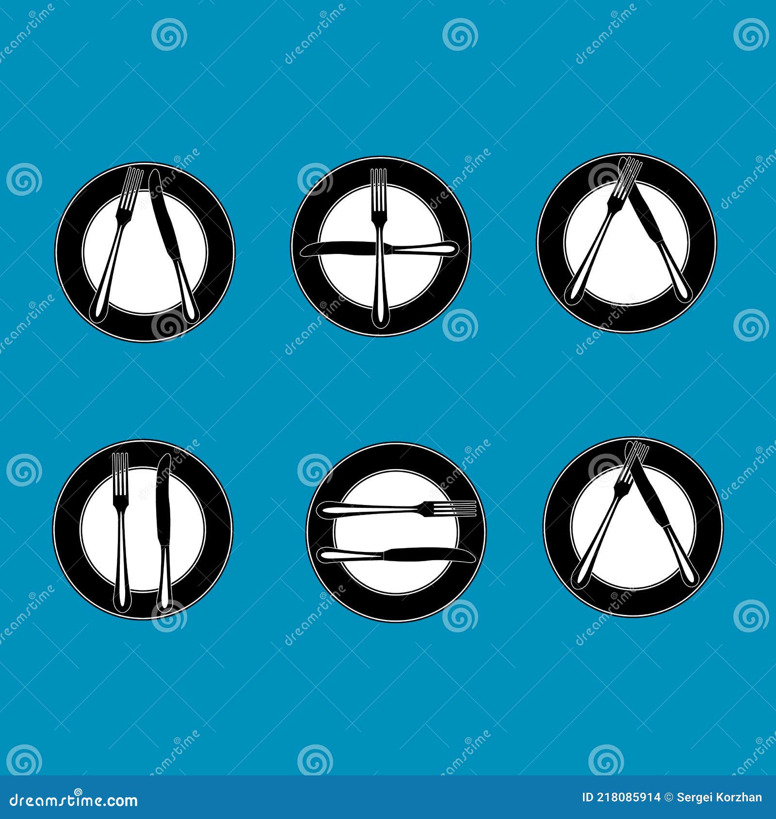 Rules of Etiquette that are Accepted for Restaurants. Stock Vector ...