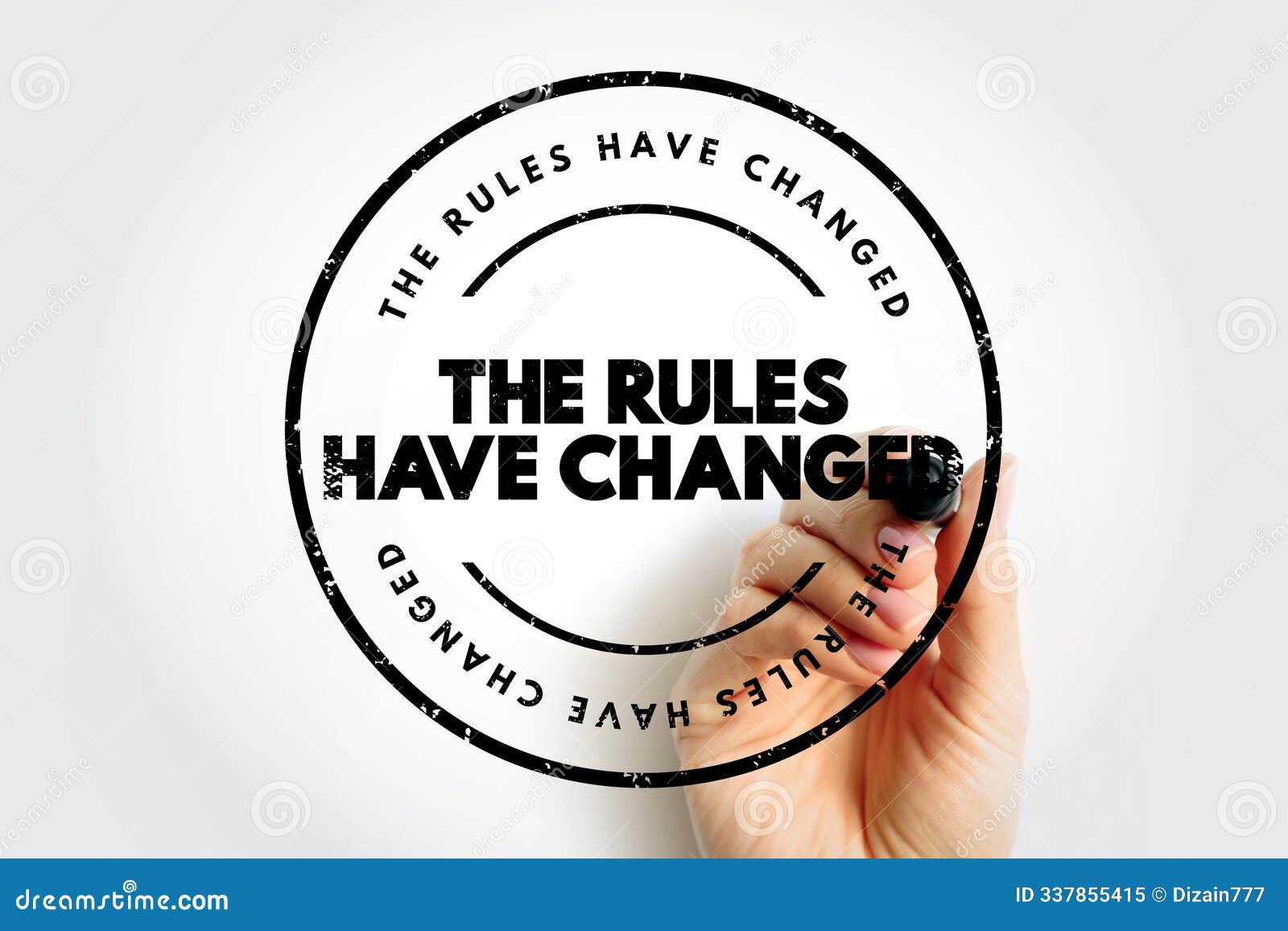 The Rules Have Changed Puzzle Royalty-Free Stock Image | CartoonDealer.com #83857174