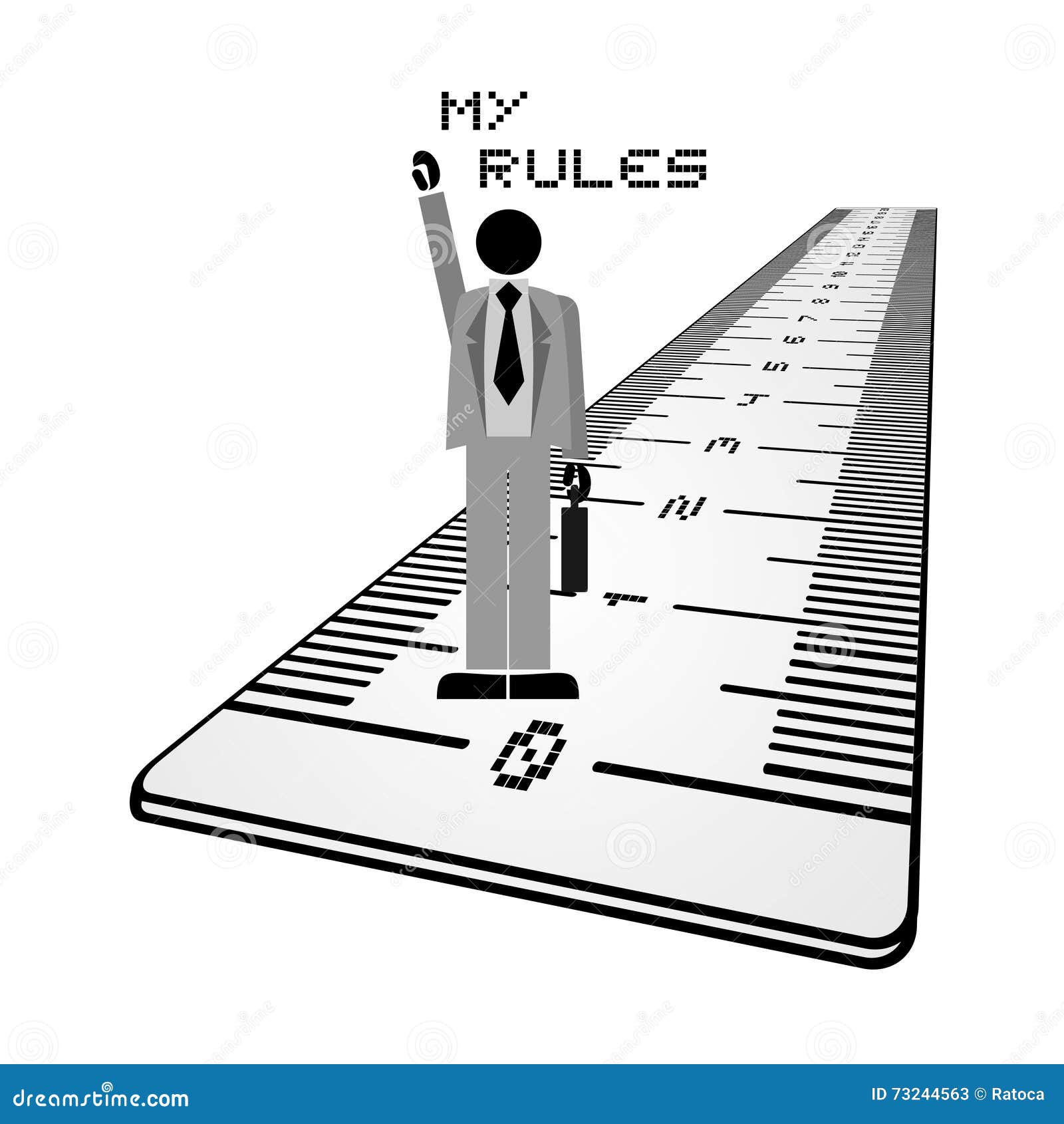 Rules illustration stock vector. Illustration of icon - 73244563