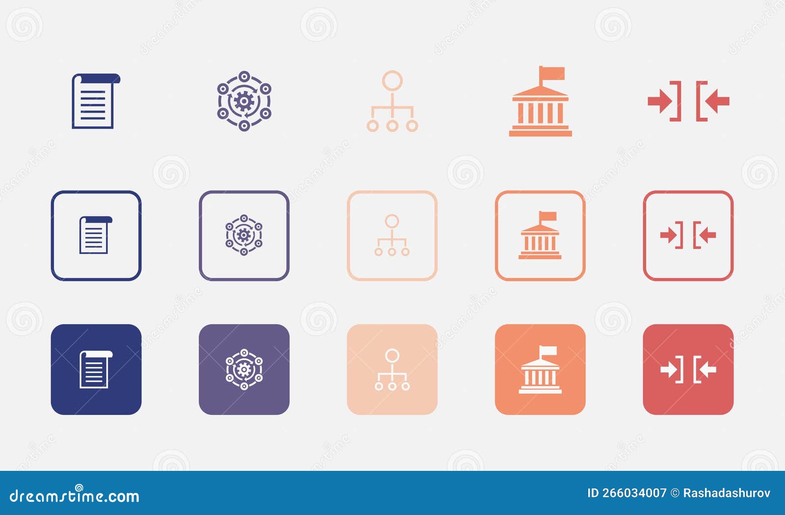 Rules, Procedure, Conduct, Authority Stock Vector - Illustration of ...