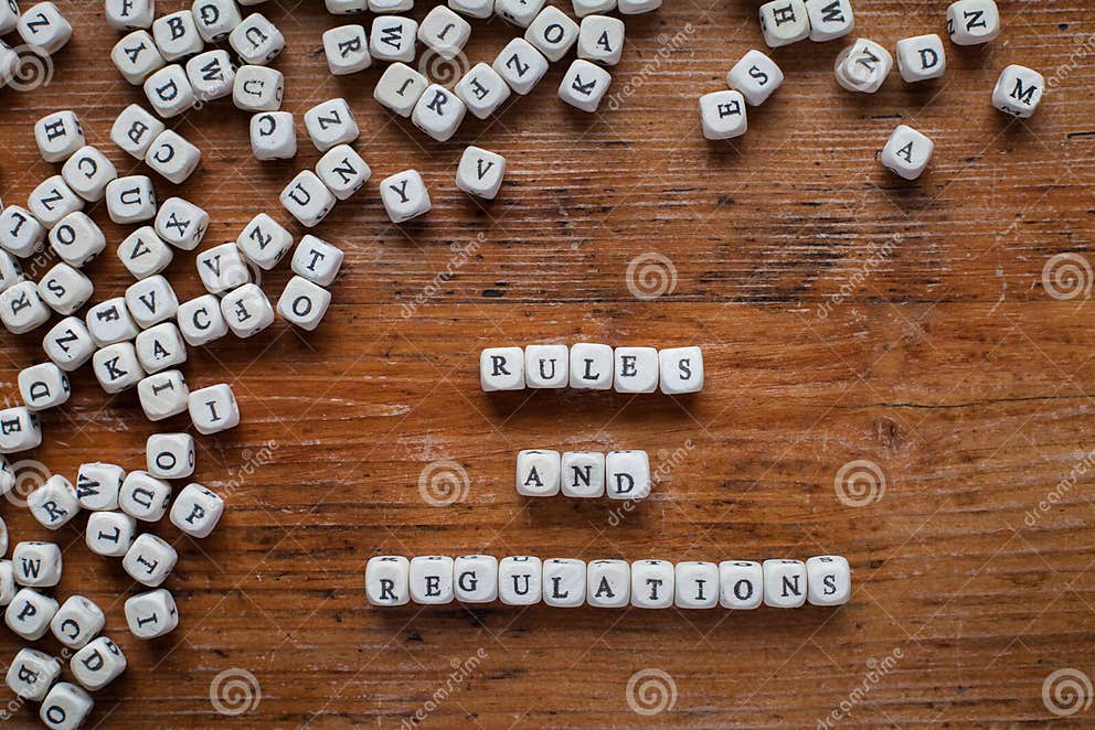 Rules and regulations stock image. Image of background - 71970807