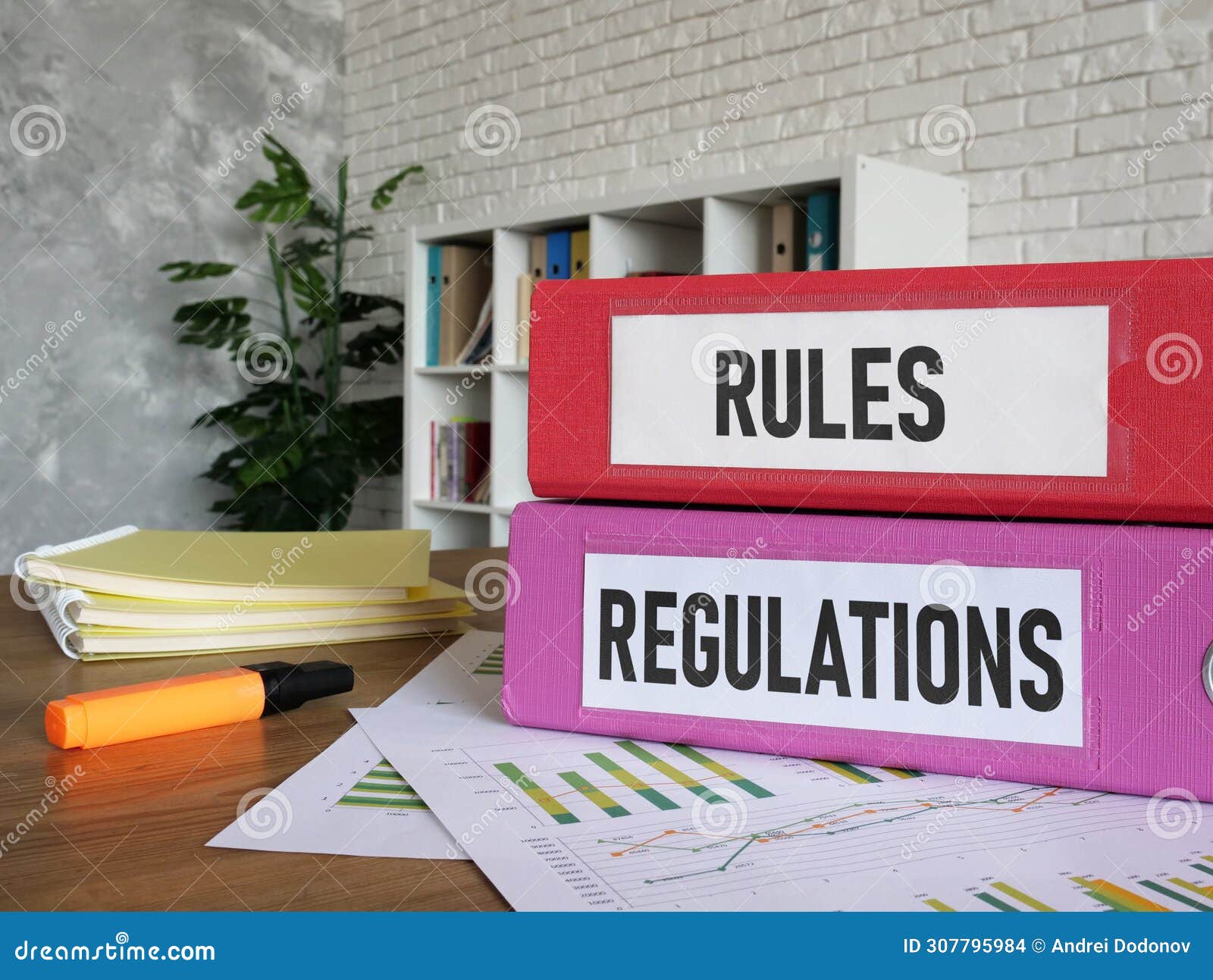 Rules and Regulations are Shown Using the Text Stock Photo - Image of ...