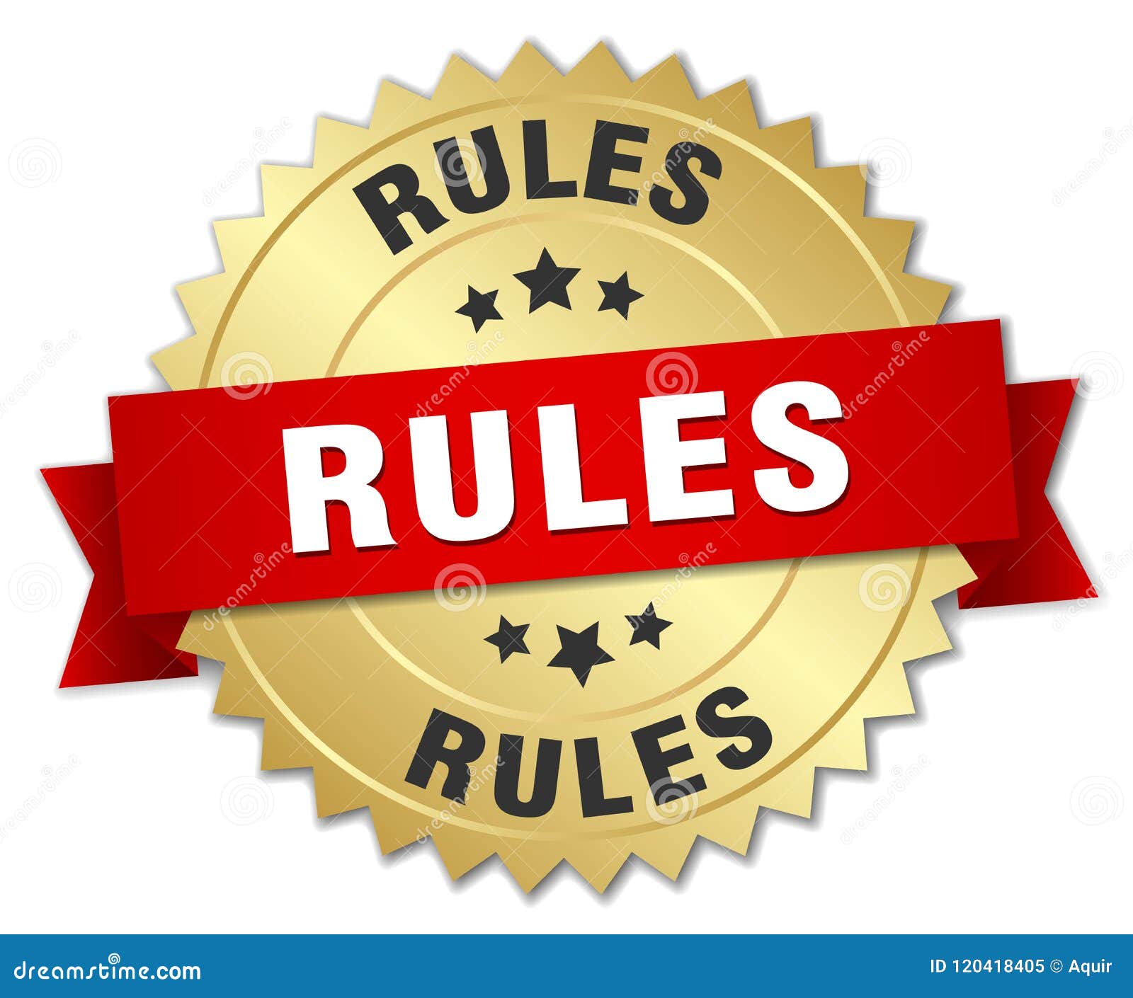 Rules stock vector. Illustration of template, golden - 120418405