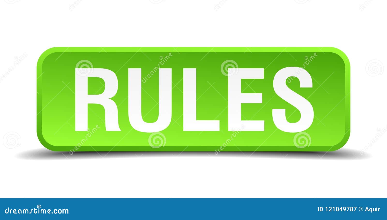 Rules button stock vector. Illustration of modern, vector - 121049787