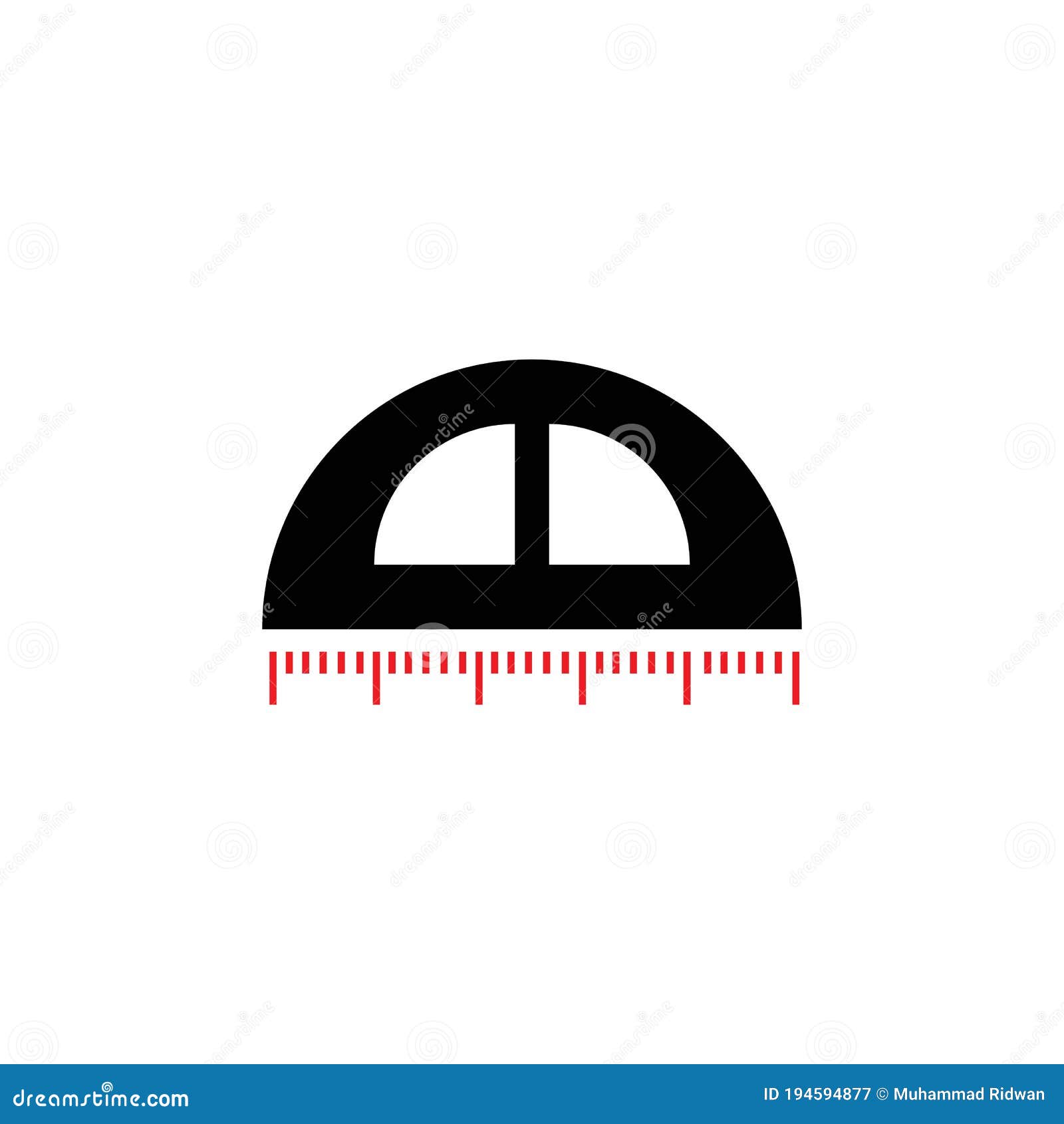 Ruller Icon In A Flat Style. Vector Illustration Pictogram On White ...