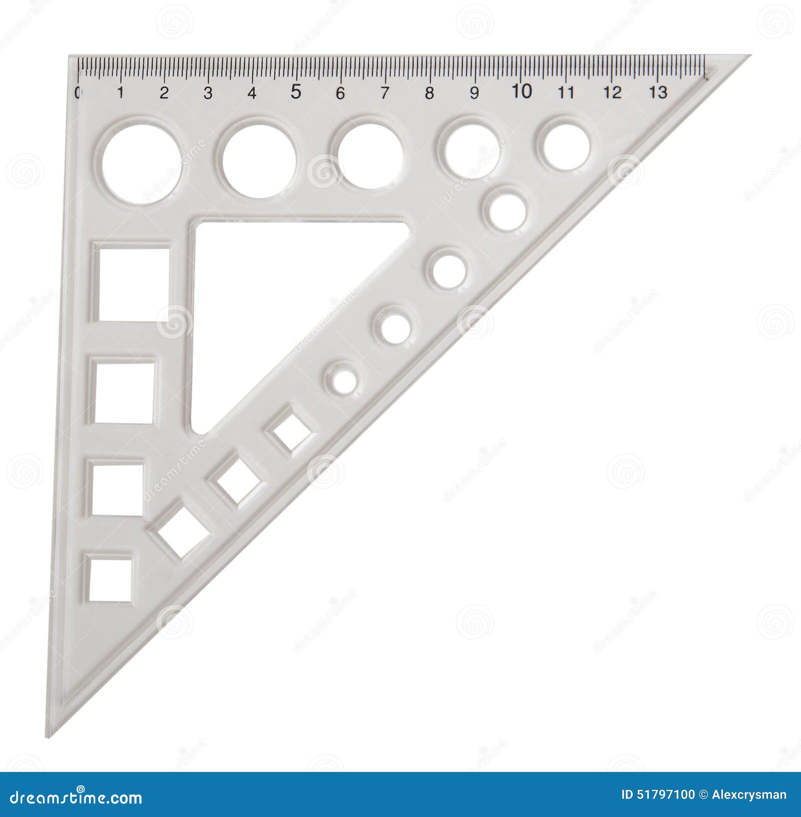 Rullers for Mathematics and Geometry in School Stock Illustration ...
