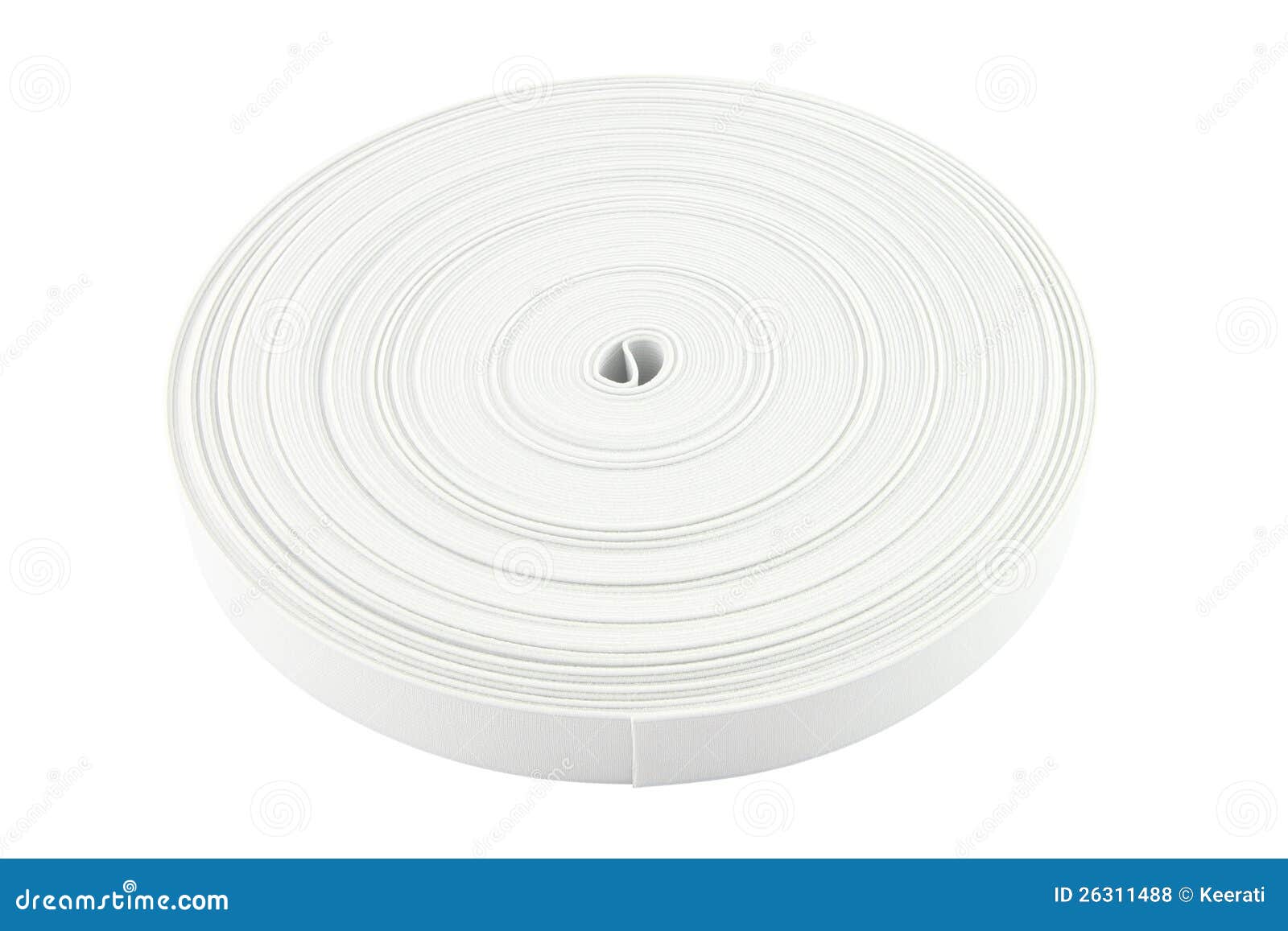 Rullo elastico bianco fotografia stock. Immagine di nastro - 26311488