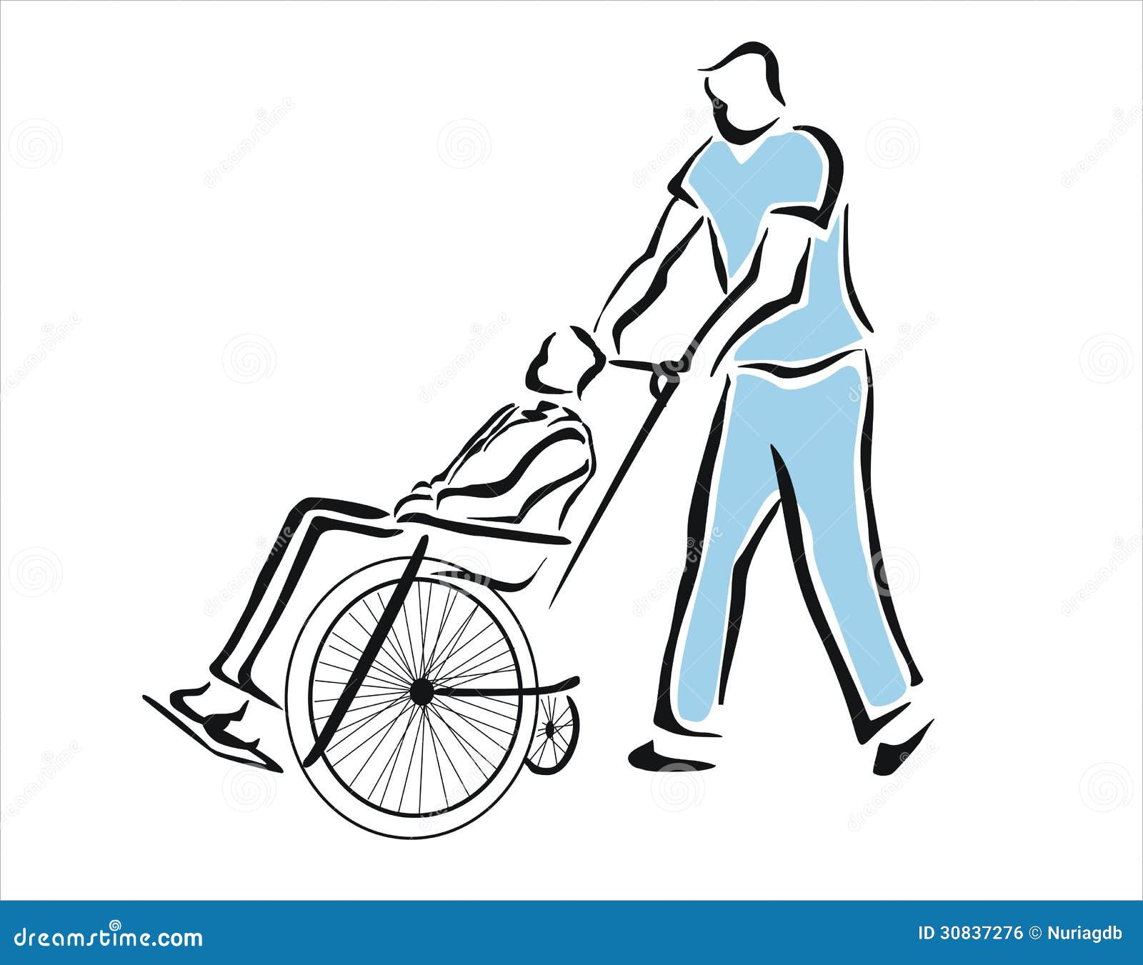 Rullstol Stock Illustrationer, Vektorer, & Clipart – (6,305 Stock ...