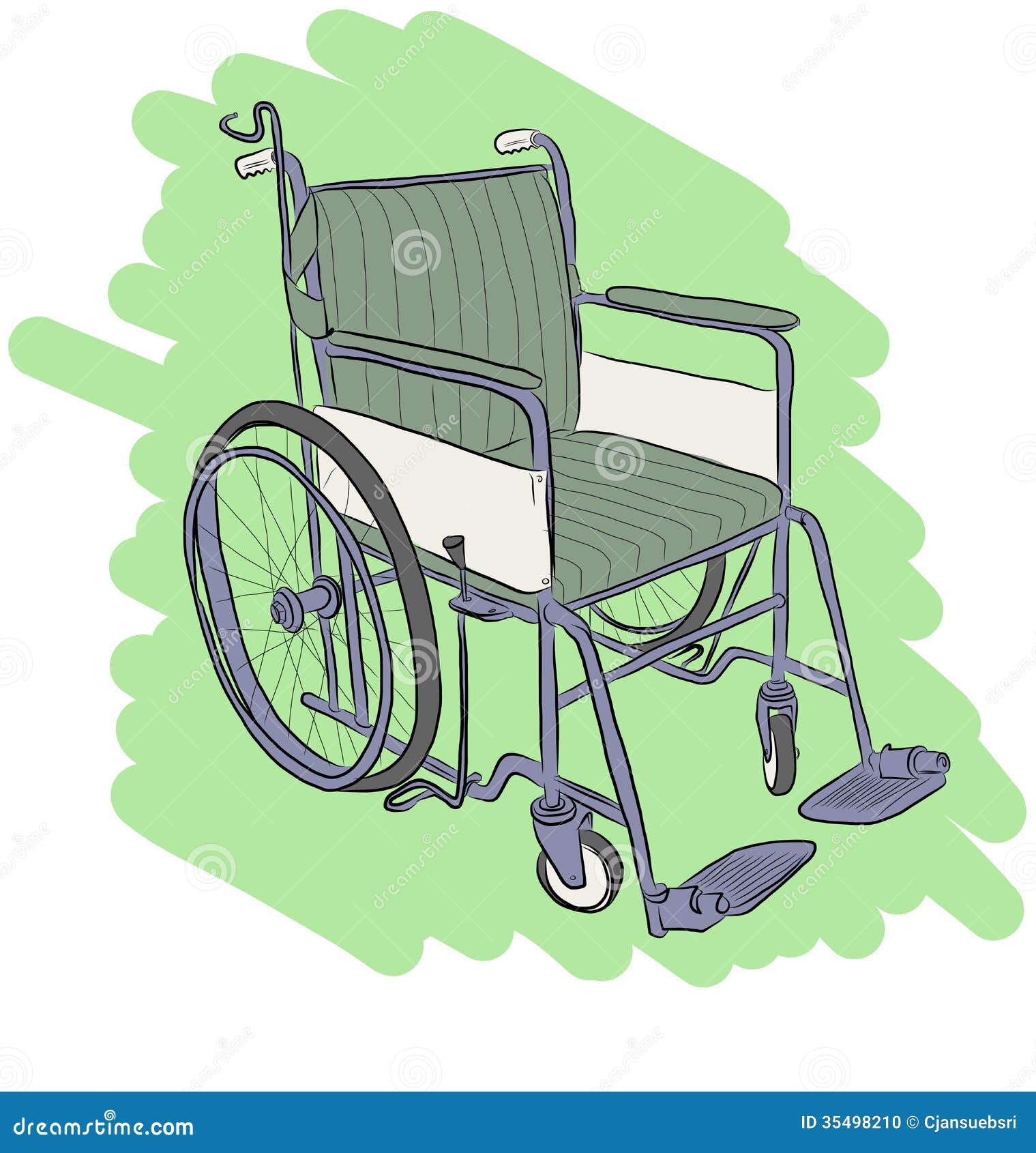 Rullstol vektor illustrationer. Illustration av bakgrund - 35498210