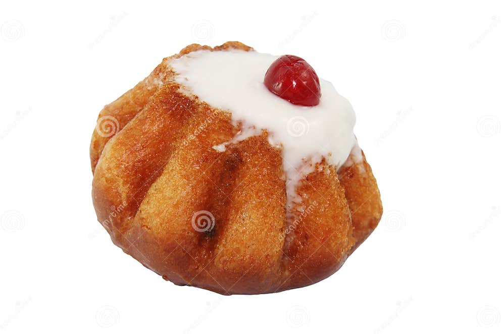 Rum baba stock image. Image of decoration, flour, cherry - 7080937