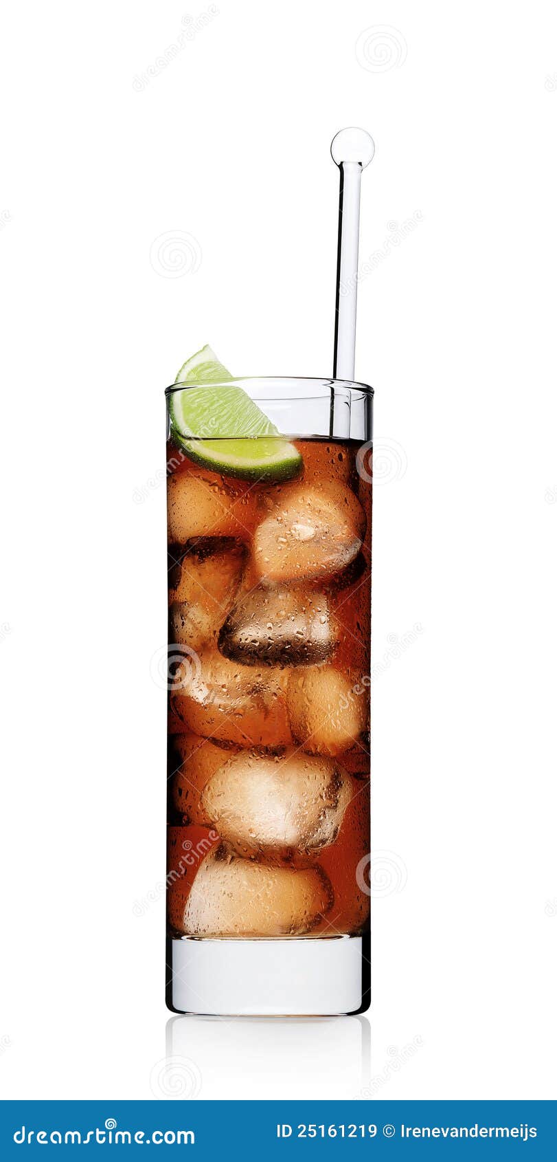 Rum Cola stock image. Image of water, party, reflection - 25161219