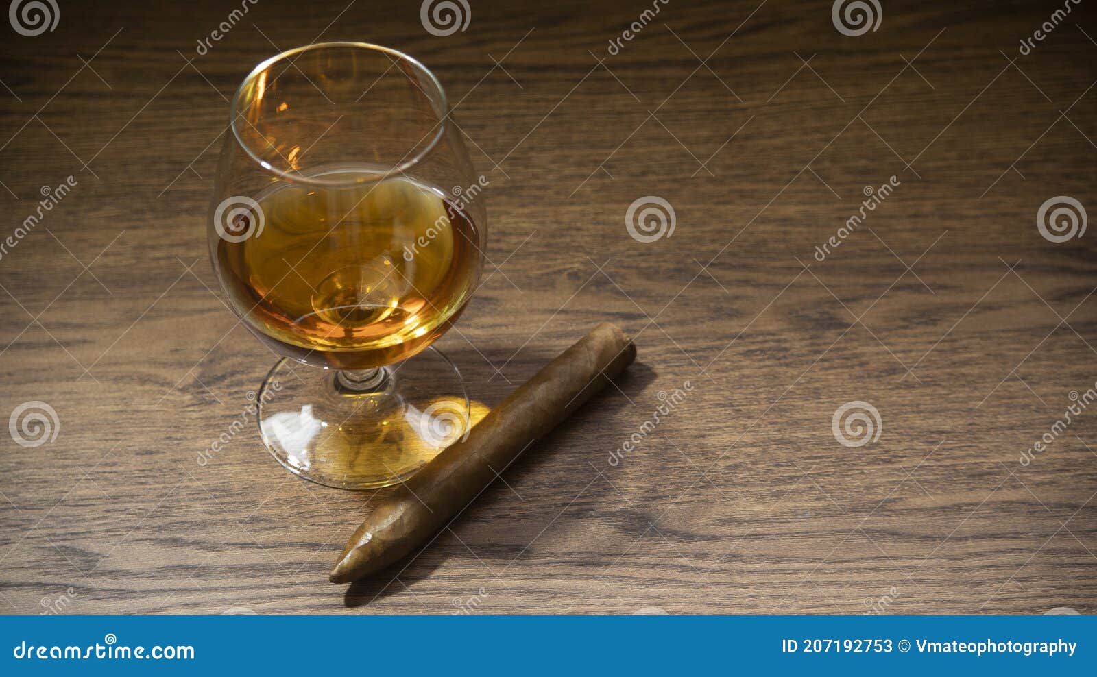 CUP of RUM with CIGAR stock image. Image of golden, high - 207192753