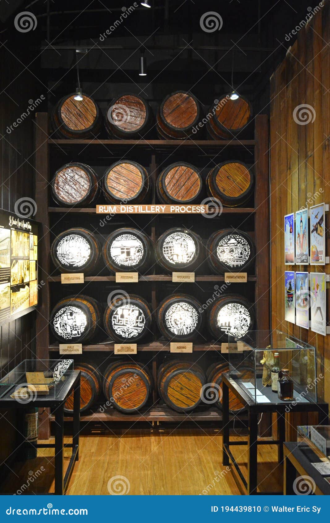 Rum Distillery Process at Chinatown Museum in Manila, Philippines ...