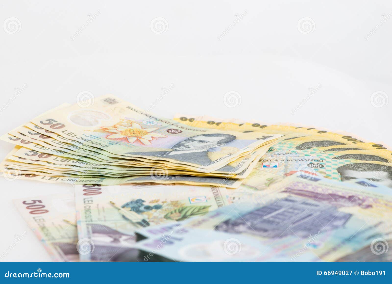 Rumano Leu Stack Del Dinero Imagen de archivo - Imagen de rumania ...