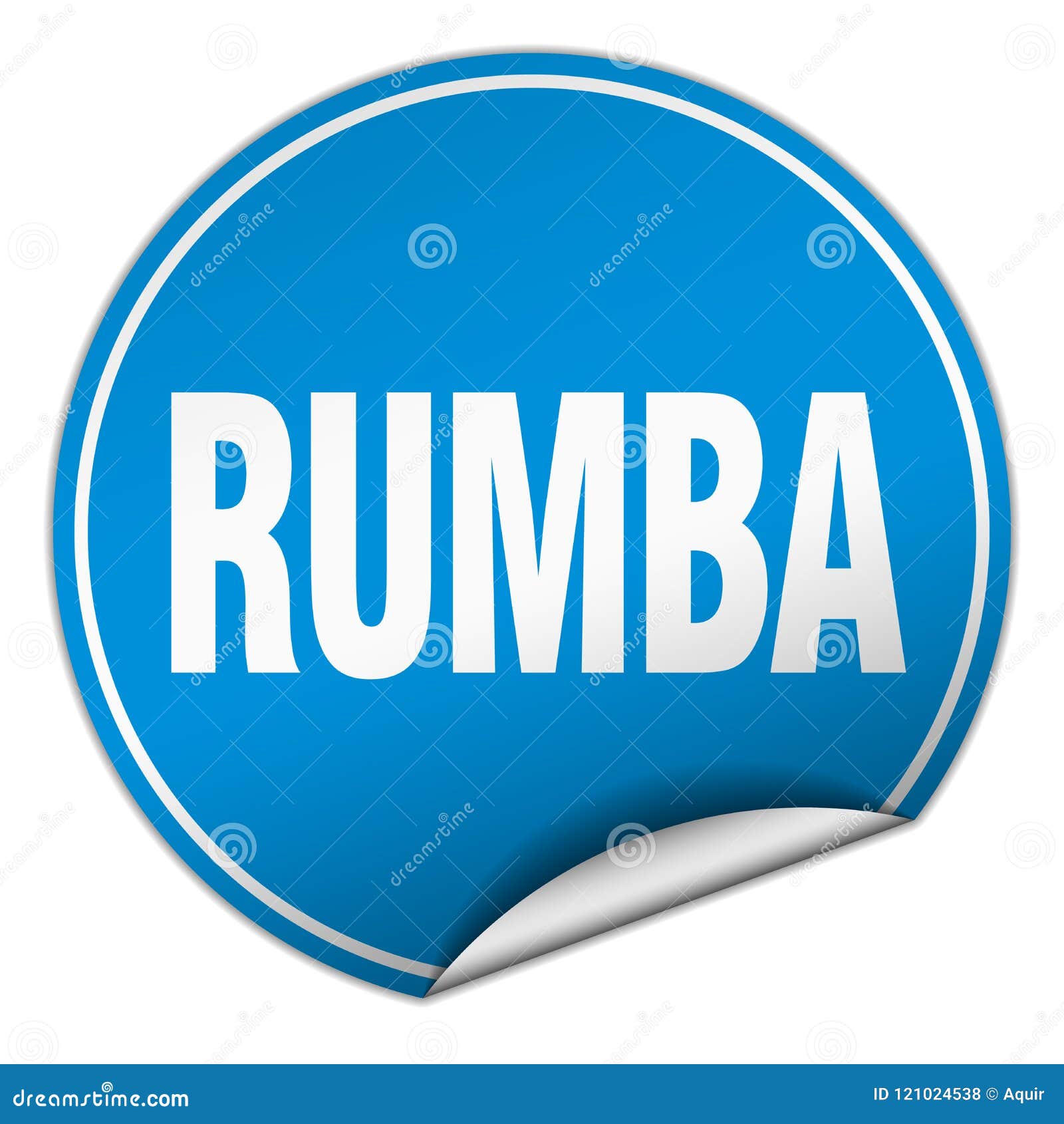 Rumba sticker stock vector. Illustration of banner, isolated - 121024538