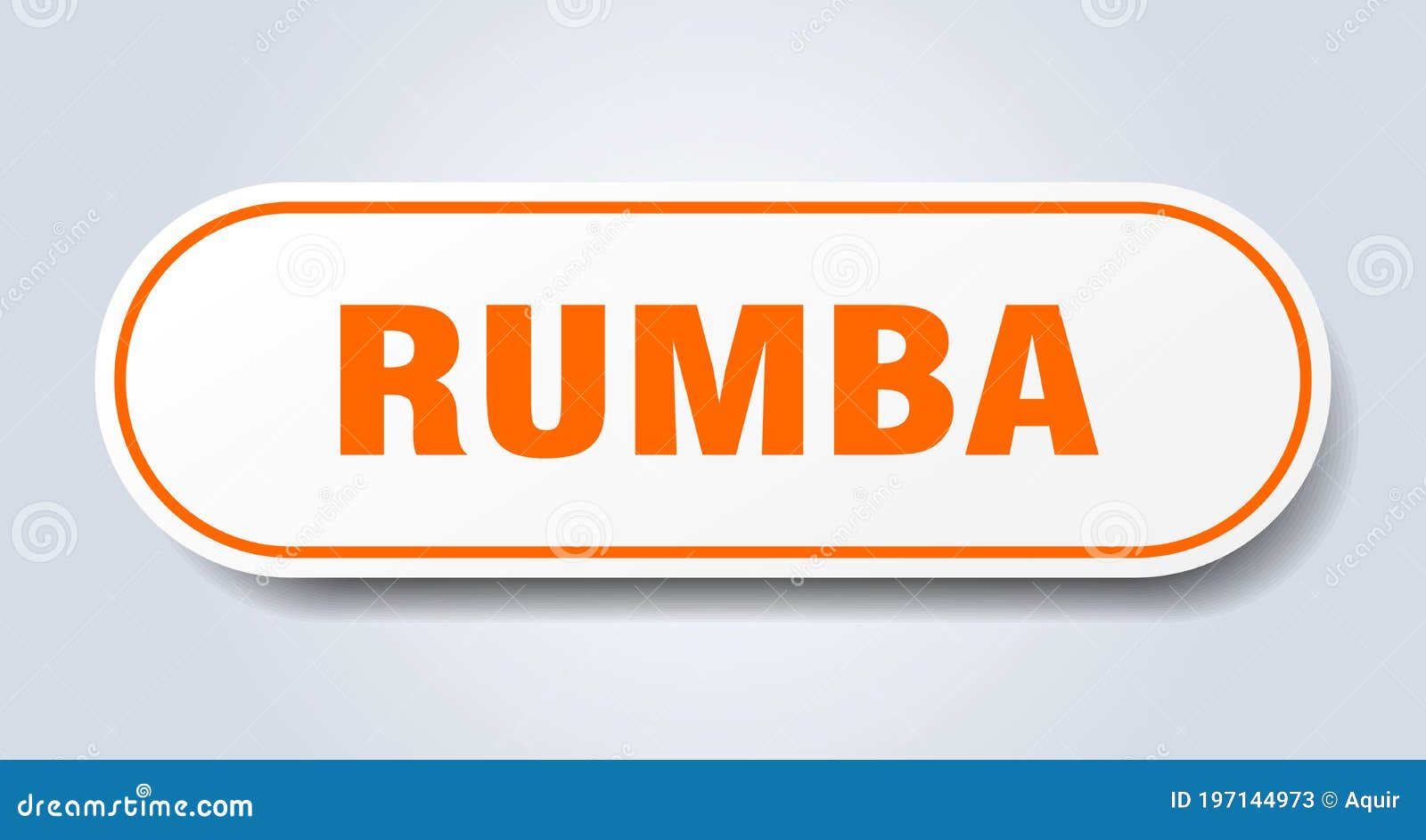Rumba Sticker. Rumba Sign On Transparent Background Vector Illustration ...