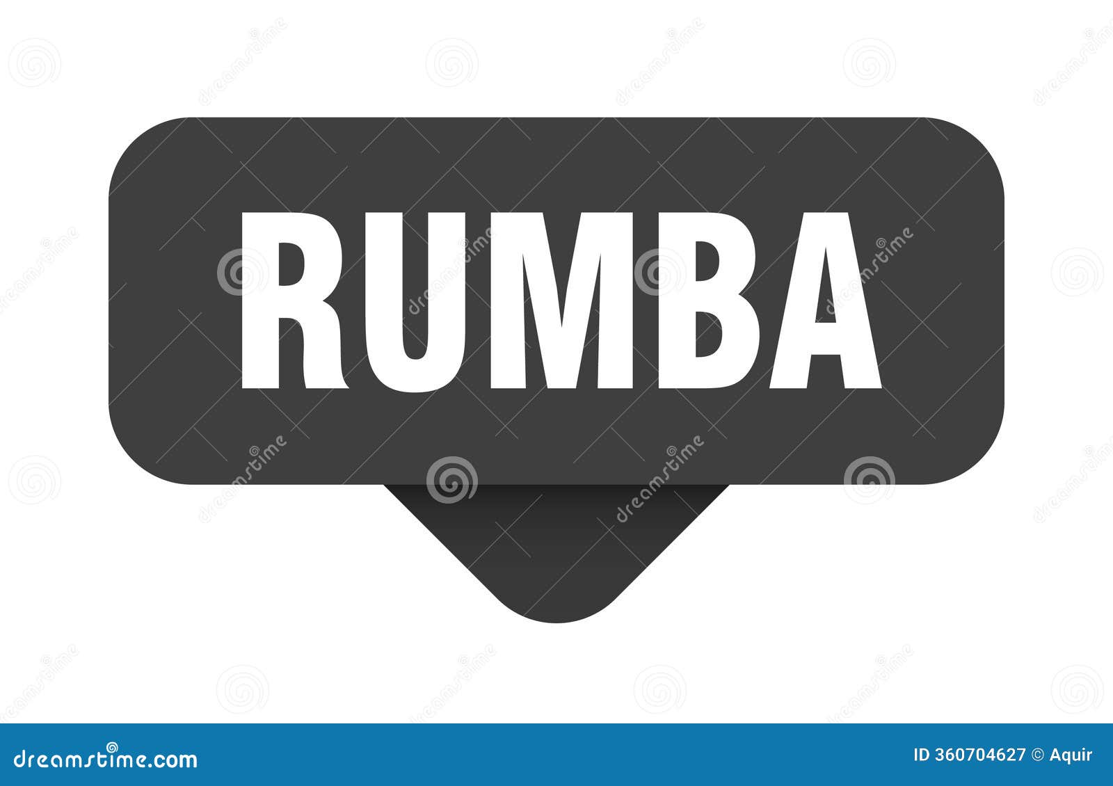 Rumba Sticker. Rumba Sign On Transparent Background Vector Illustration ...