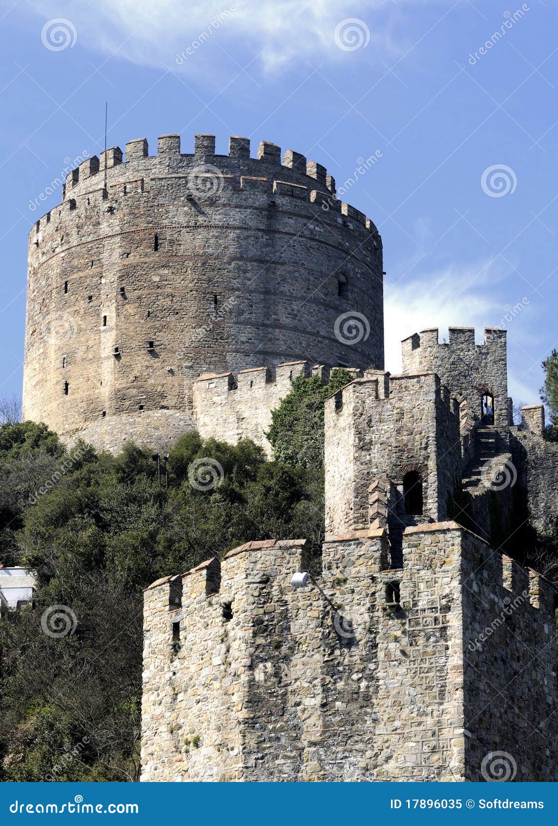 Rumeli castle, istanbul stock image. Image of rumeli - 17896035