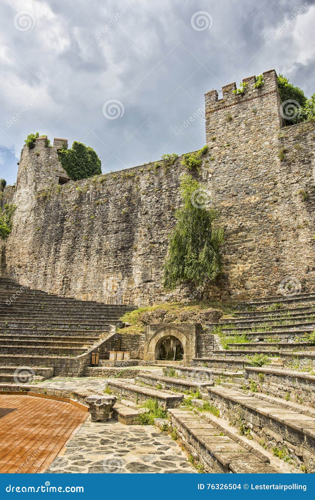 Rumeli fortress stock photo. Image of shores, amphitheater - 76326504