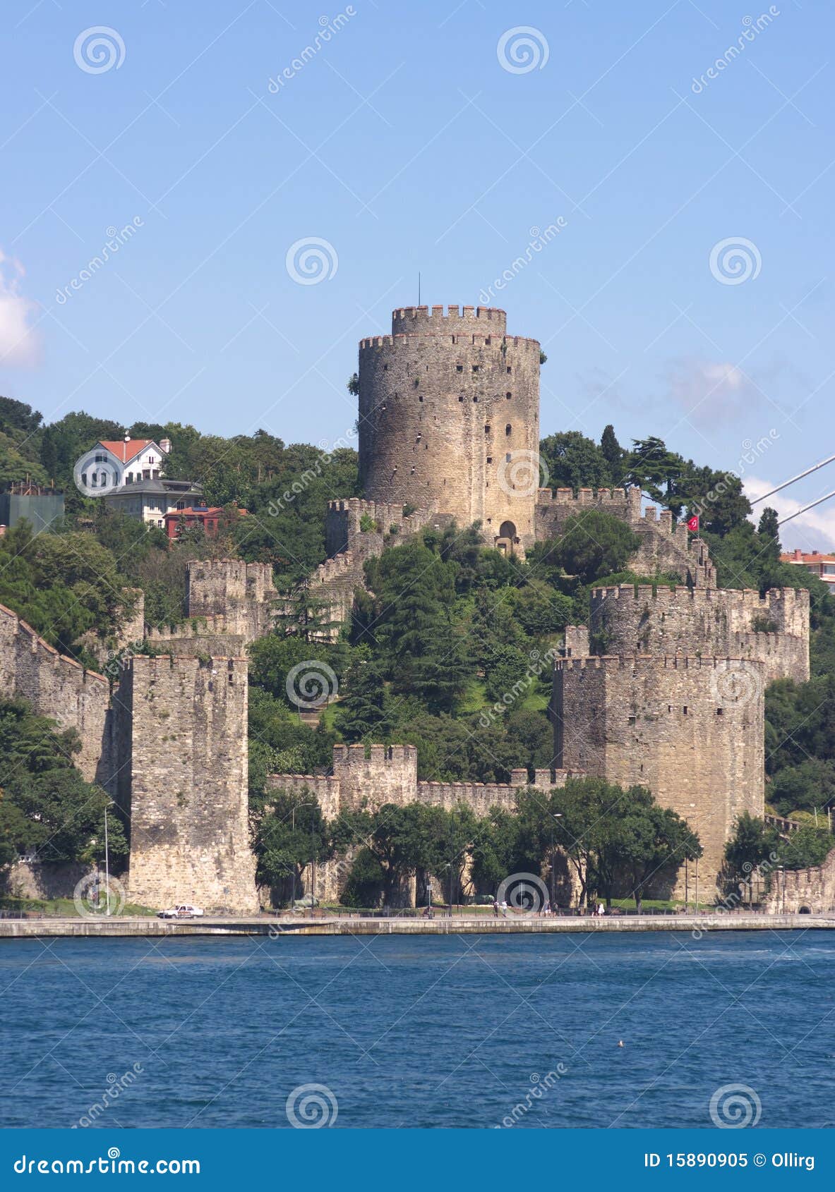 Rumeli Fortress, Istanbul stock image. Image of antique - 15890905