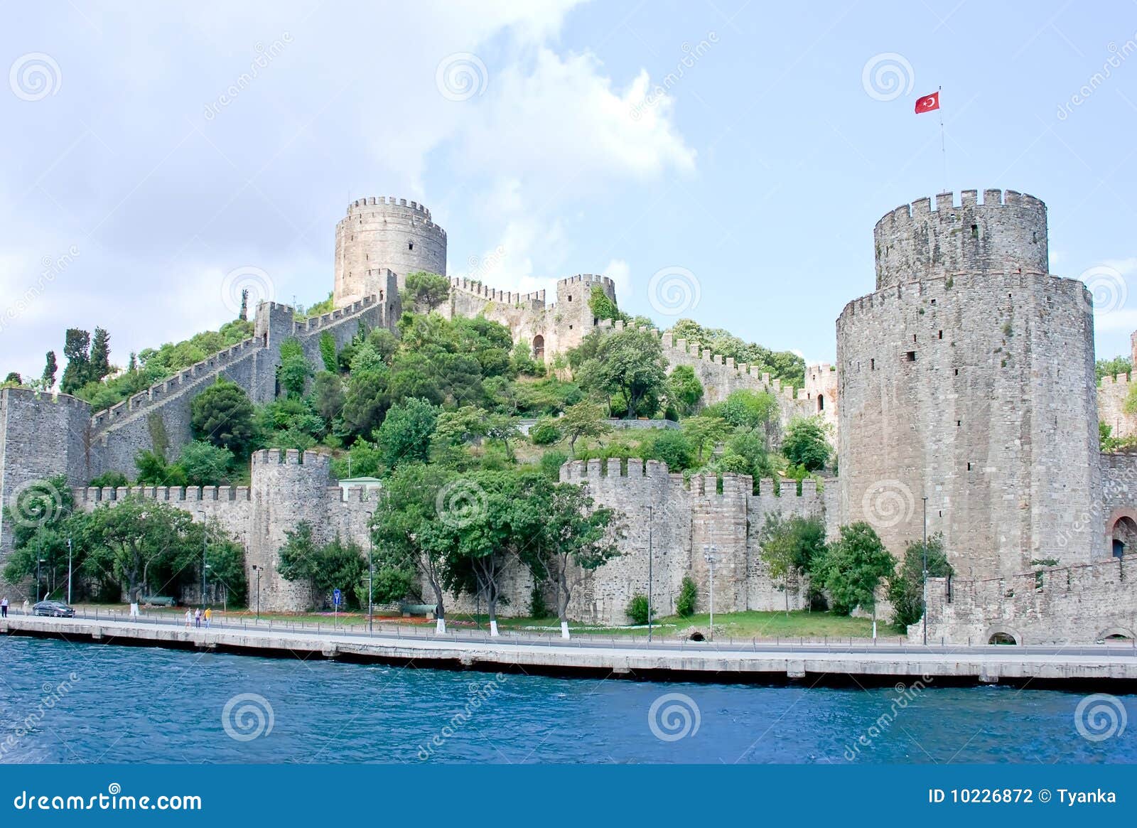 Rumeli Hisari Castle stock photo. Image of monument, castle - 10226872