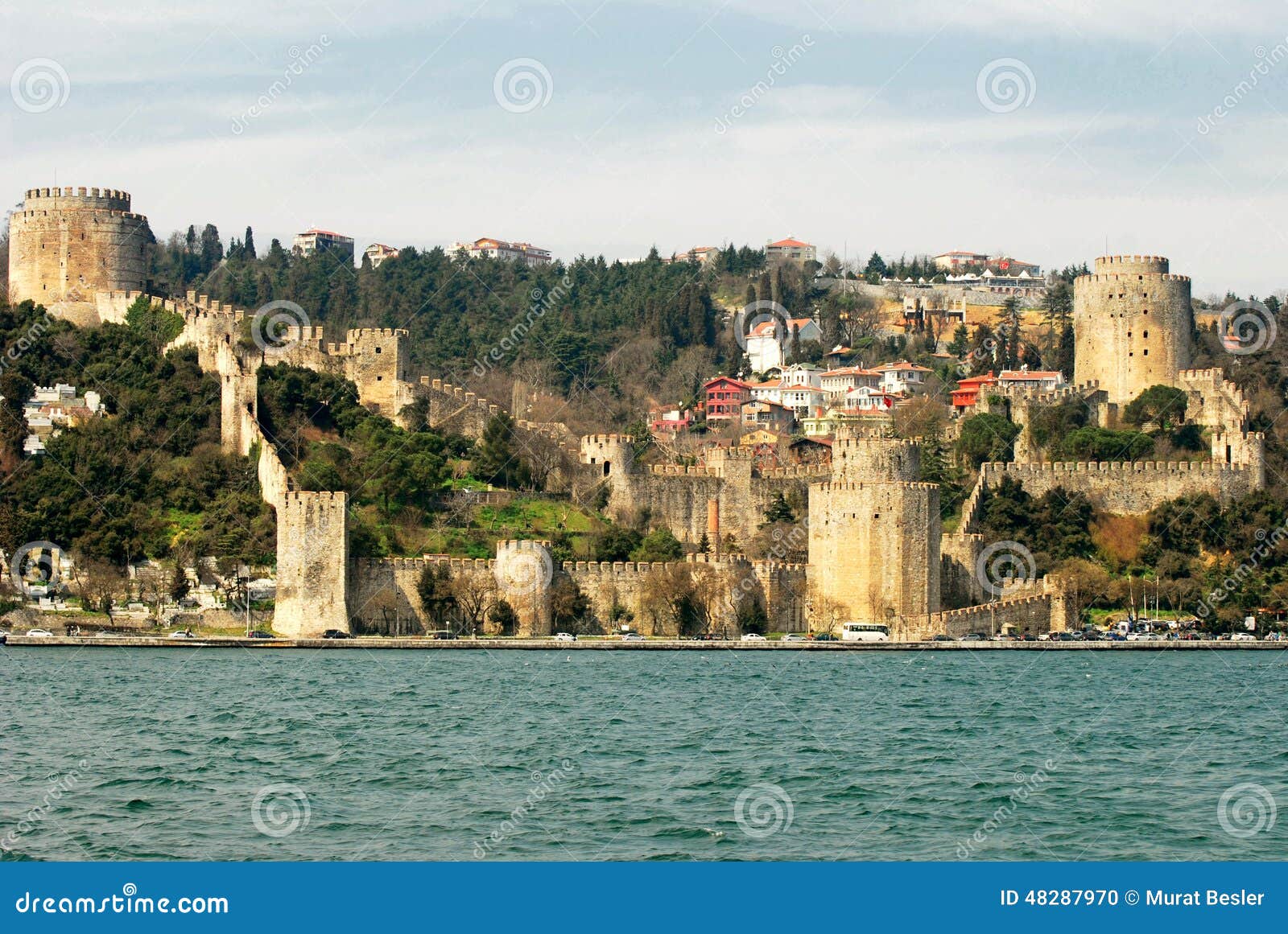 Rumeli Hisari stock photo. Image of citadel, architecture - 48287970