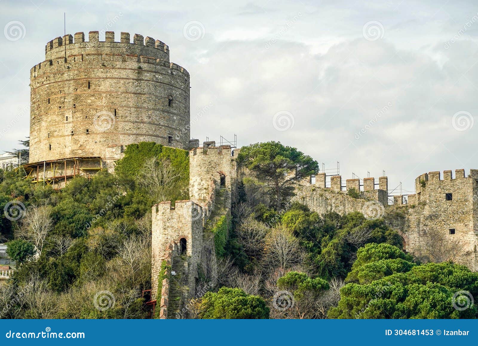 Rumeli Isari Castle View from Istanbul Bosphorus Cruise Stock Image ...