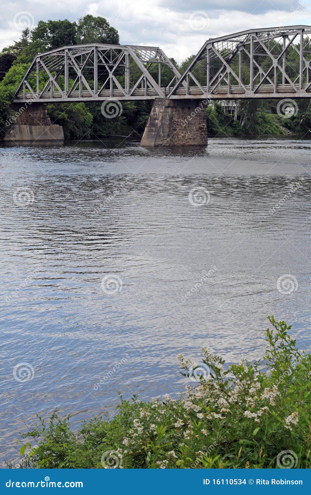 Rumford town bridge stock photo. Image of concrete, steel - 16110534