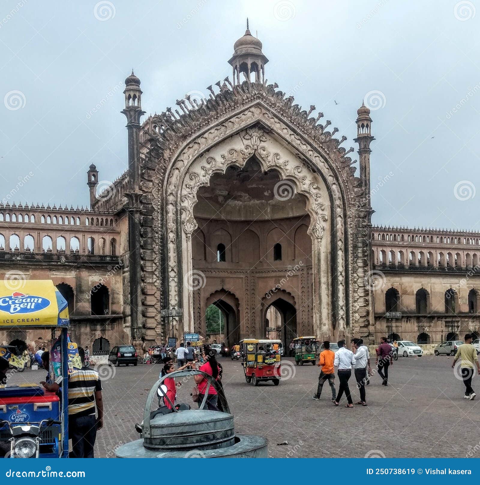 Rumi Gate Lucknow editorial stock image. Image of rumi - 250738619