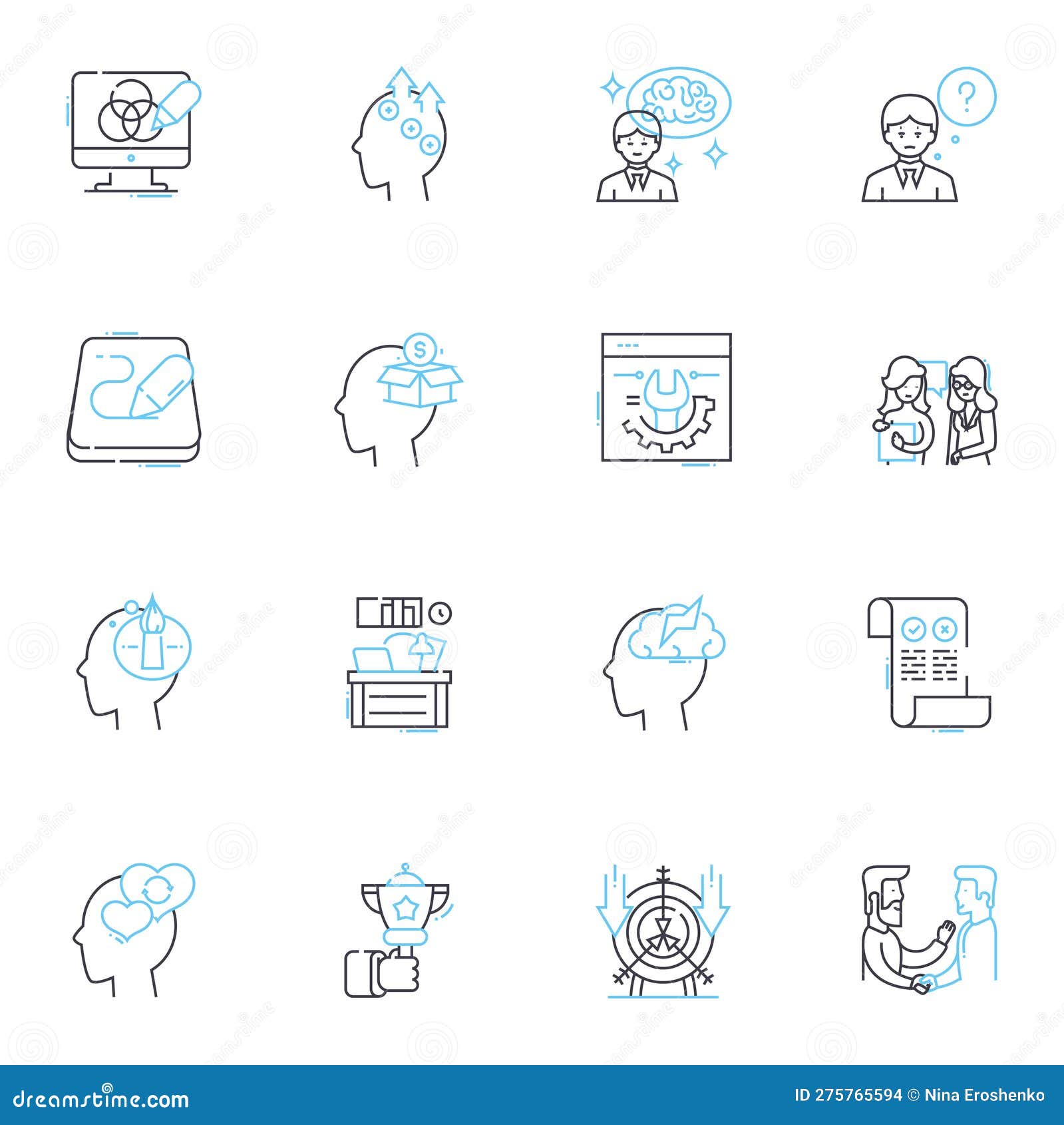 Overthinking, Contemplation, Mental Overload Futuristic Concept With ...