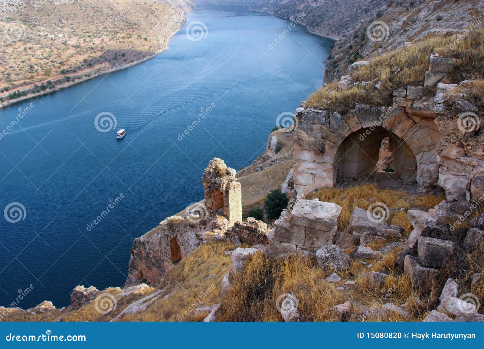Rumkale stock photo. Image of armenian, euphrates, church - 15080820