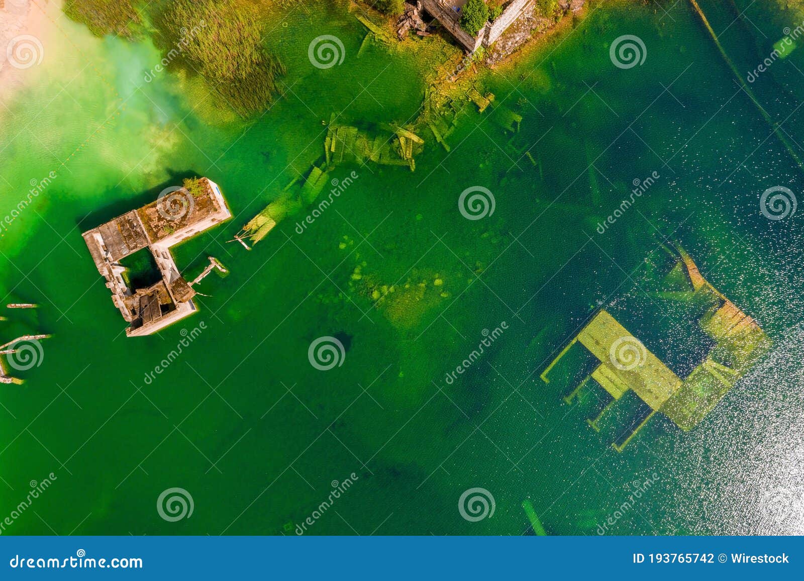 Rummu Quarry in Rummu, Estonia Stock Photo - Image of tower, aerial ...